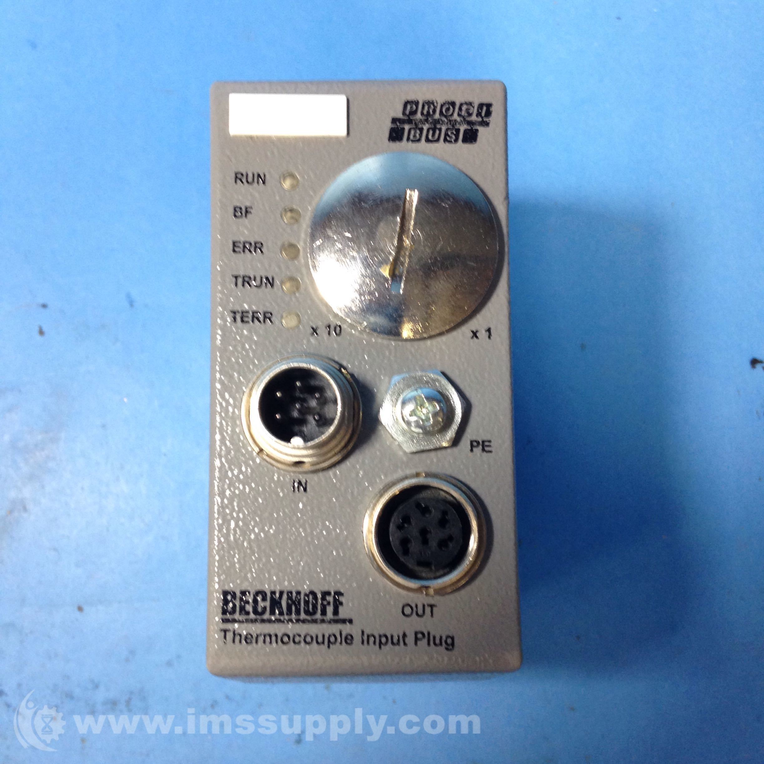 Beckhoff FM3332-B310-0010 Thermocouple Input Plug - IMS Supply