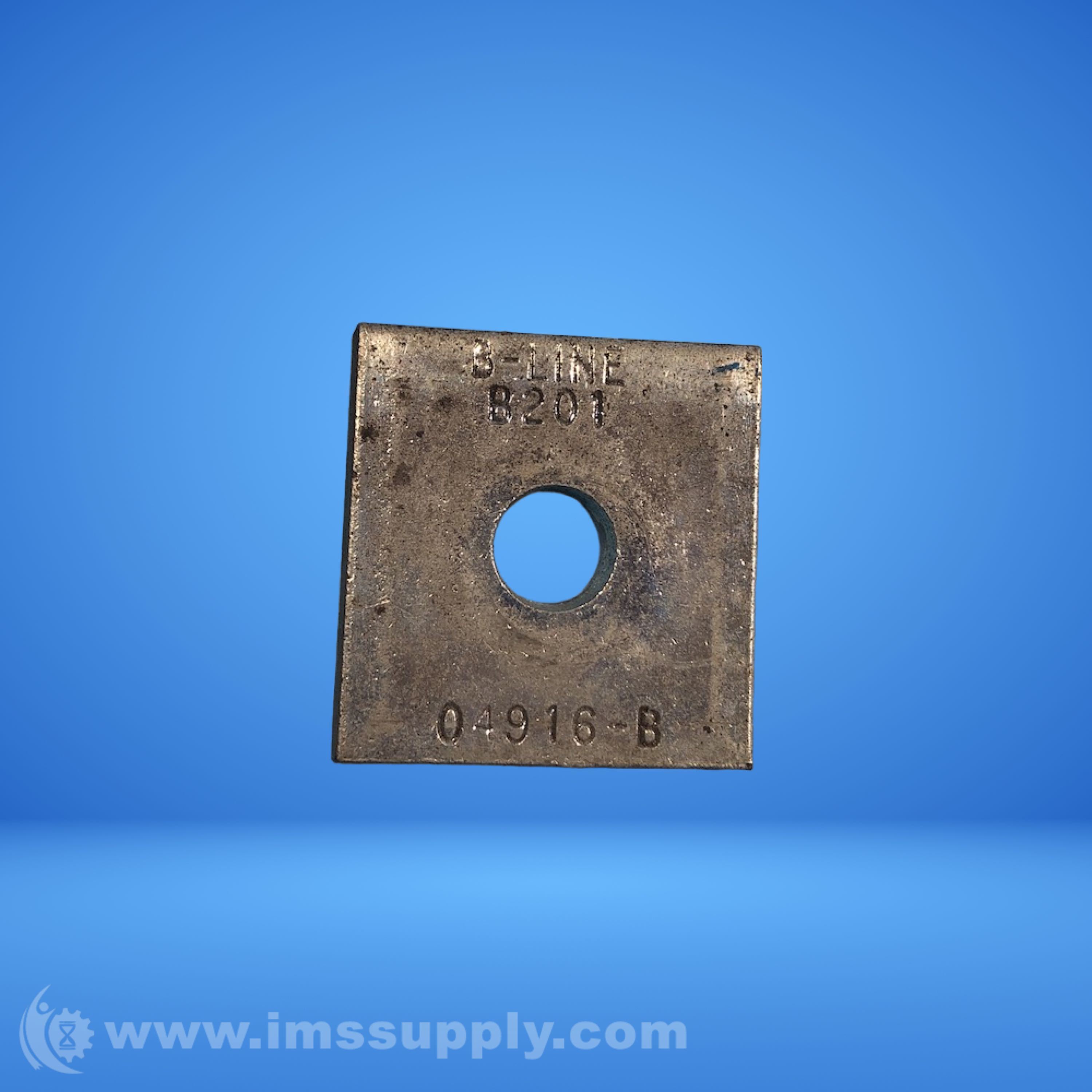 B-Line B201ZN 3/8 Square Strut Washer, Electro-Plated Zinc - IMS Supply