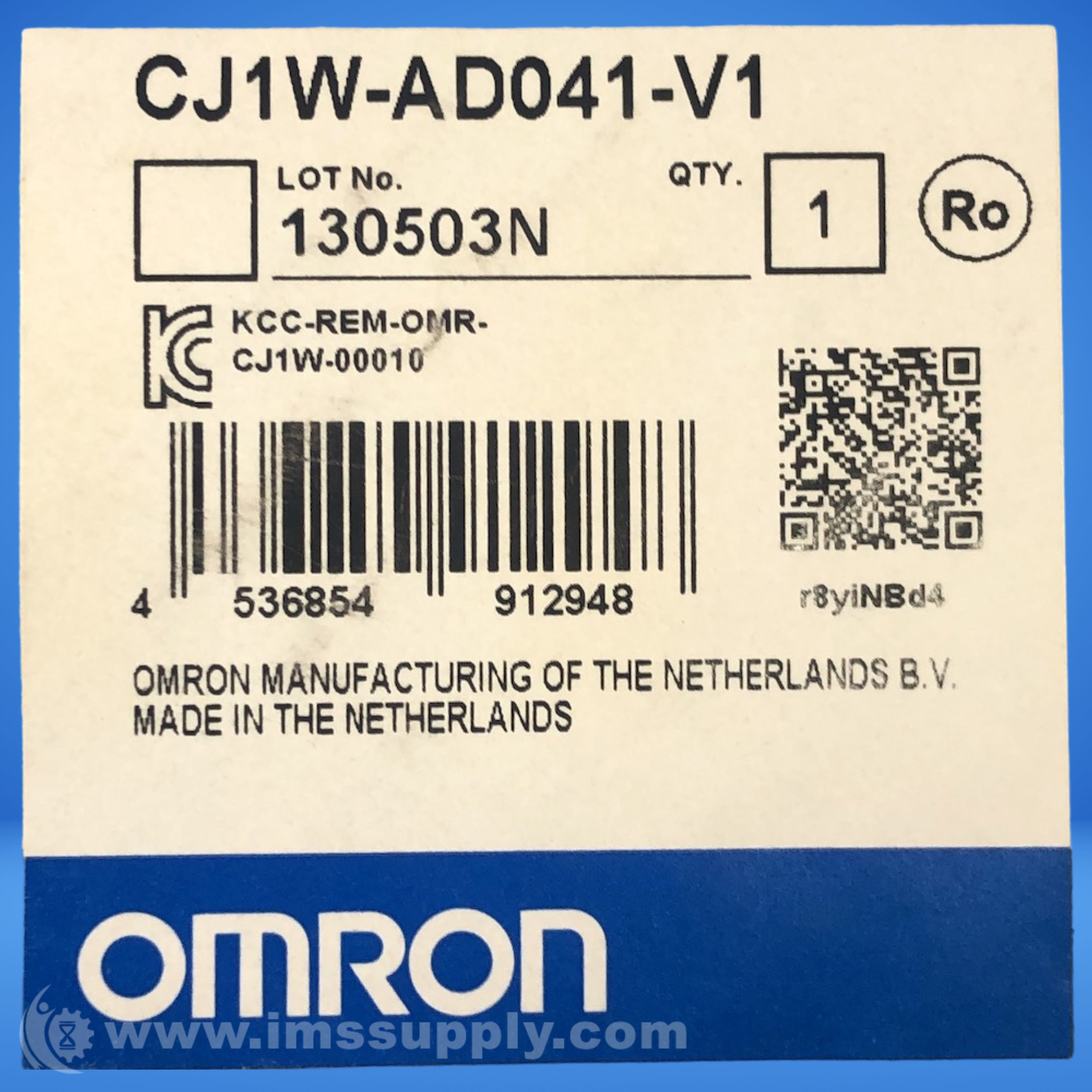Omron CJ1W-AD041-V1 - IMS Supply