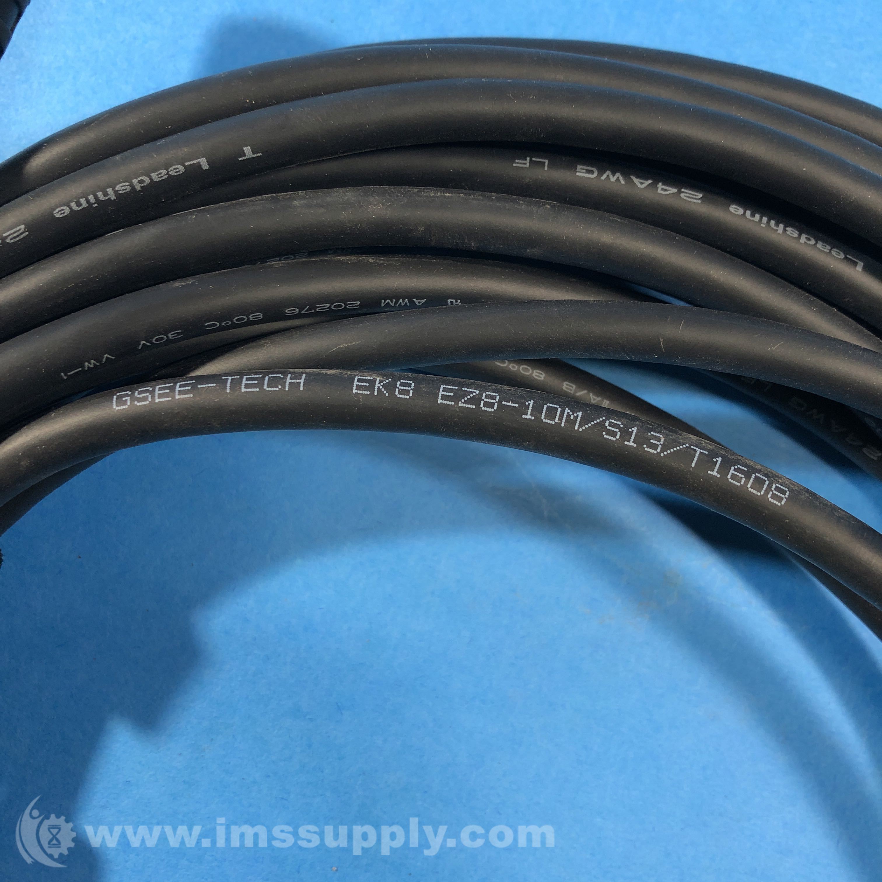GSEE-TECH EK8 EZ8-10M/S13/T1608 Double-ended Cordset - IMS Supply