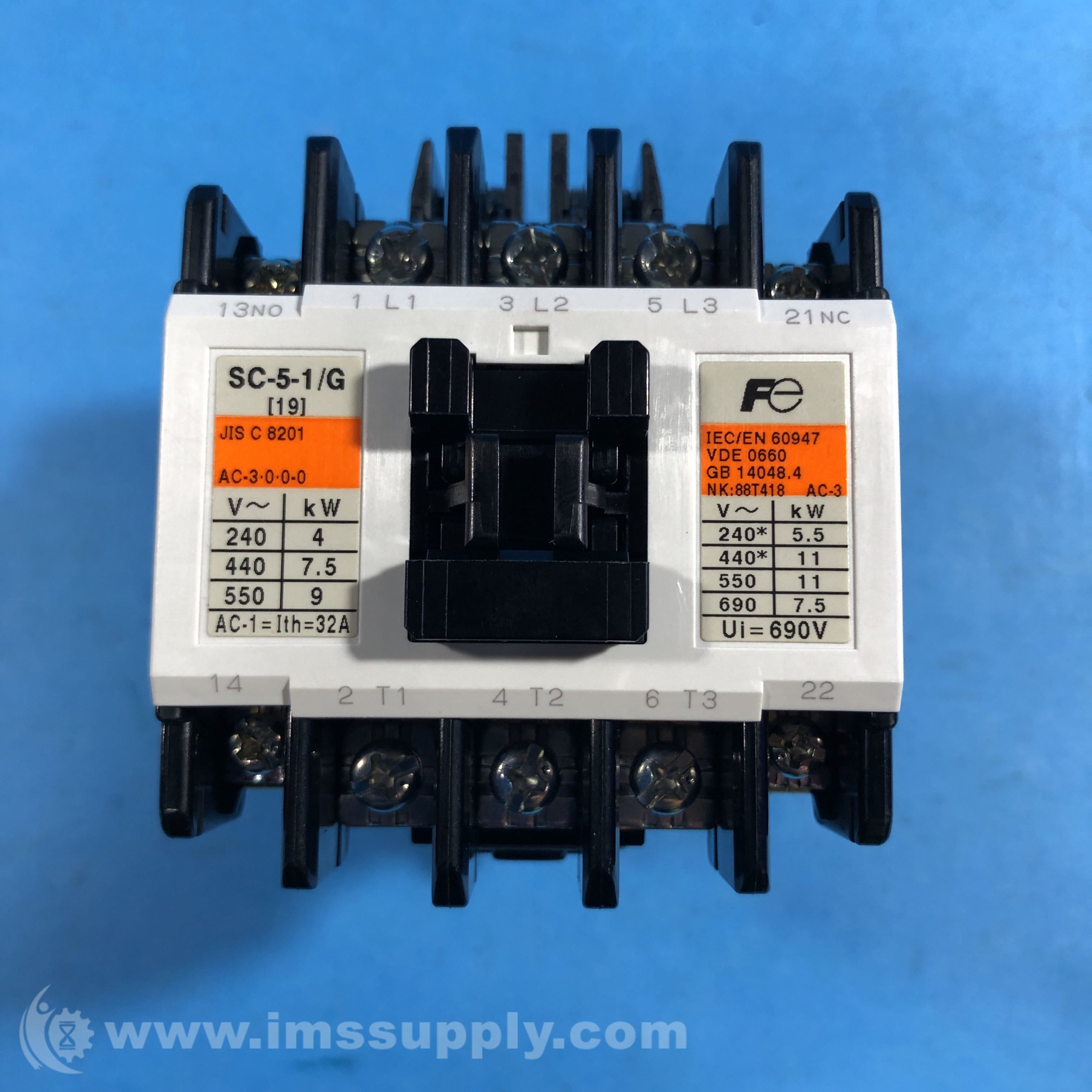 Fuji SC-5-1/G Magnetic Contactor - IMS Supply