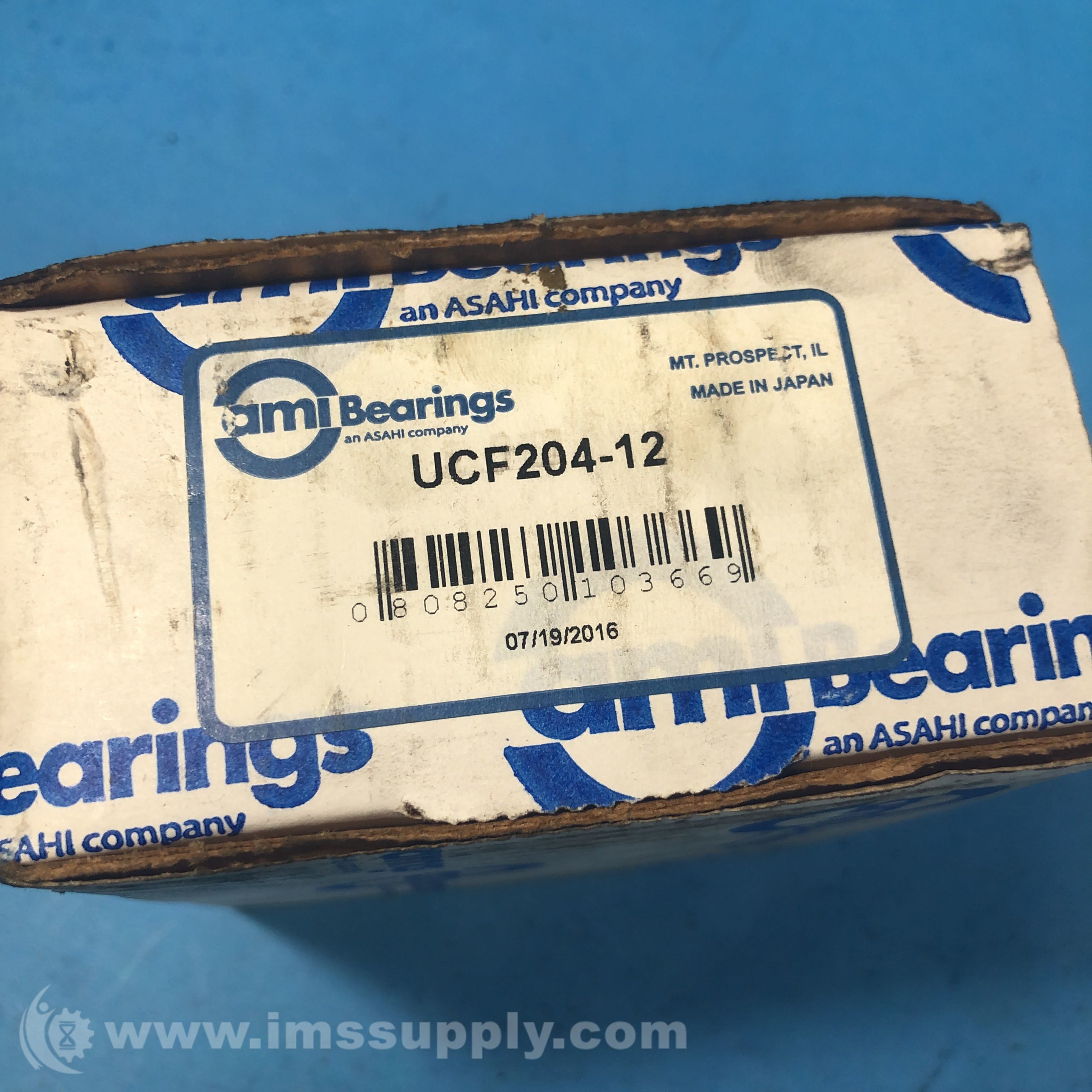 Ami Bearings UCF204-12 Four-Bolt Flange Unit - IMS Supply