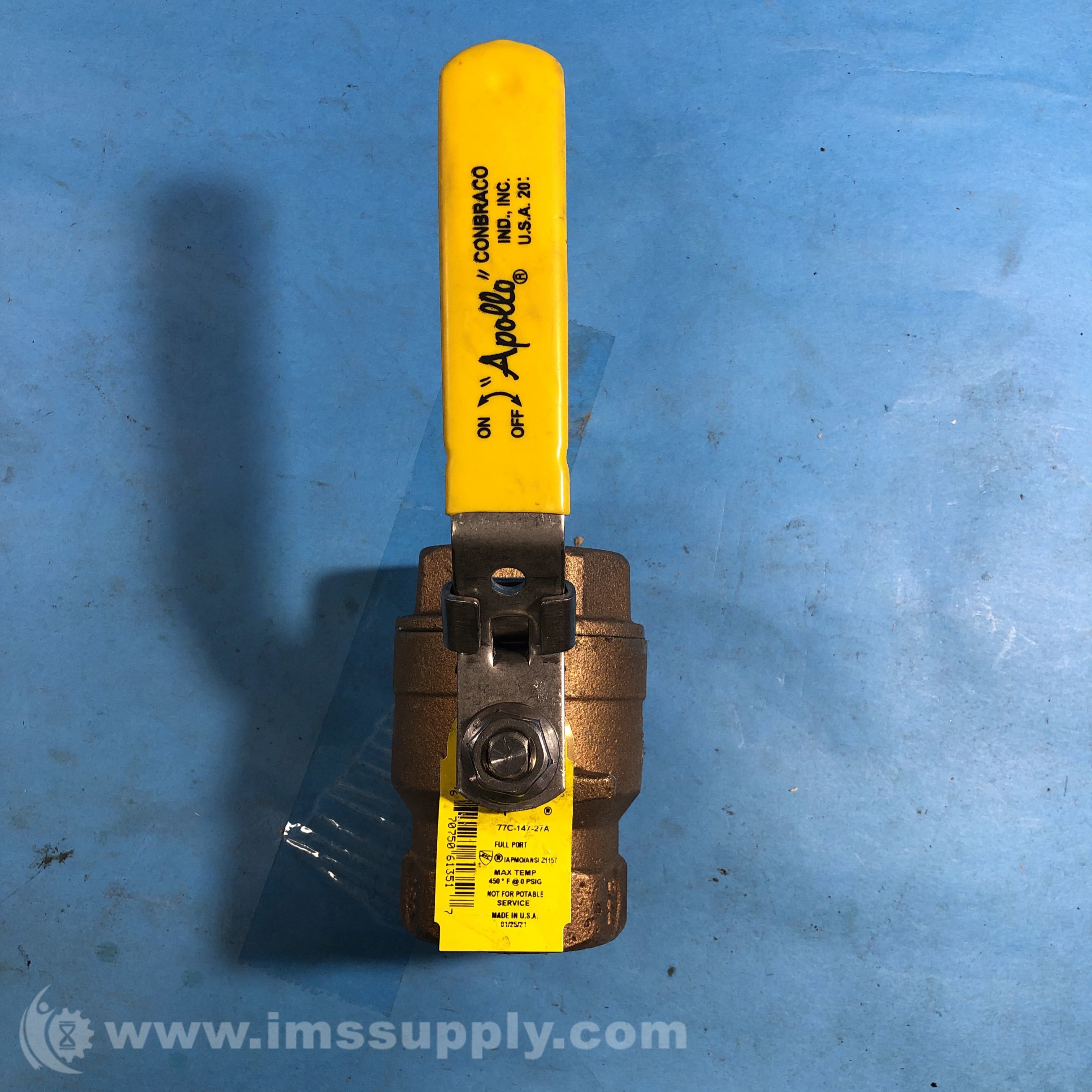 Apollo 77C-147-27A Ball Valve 77C-A Series 1-1/2 in - IMS Supply