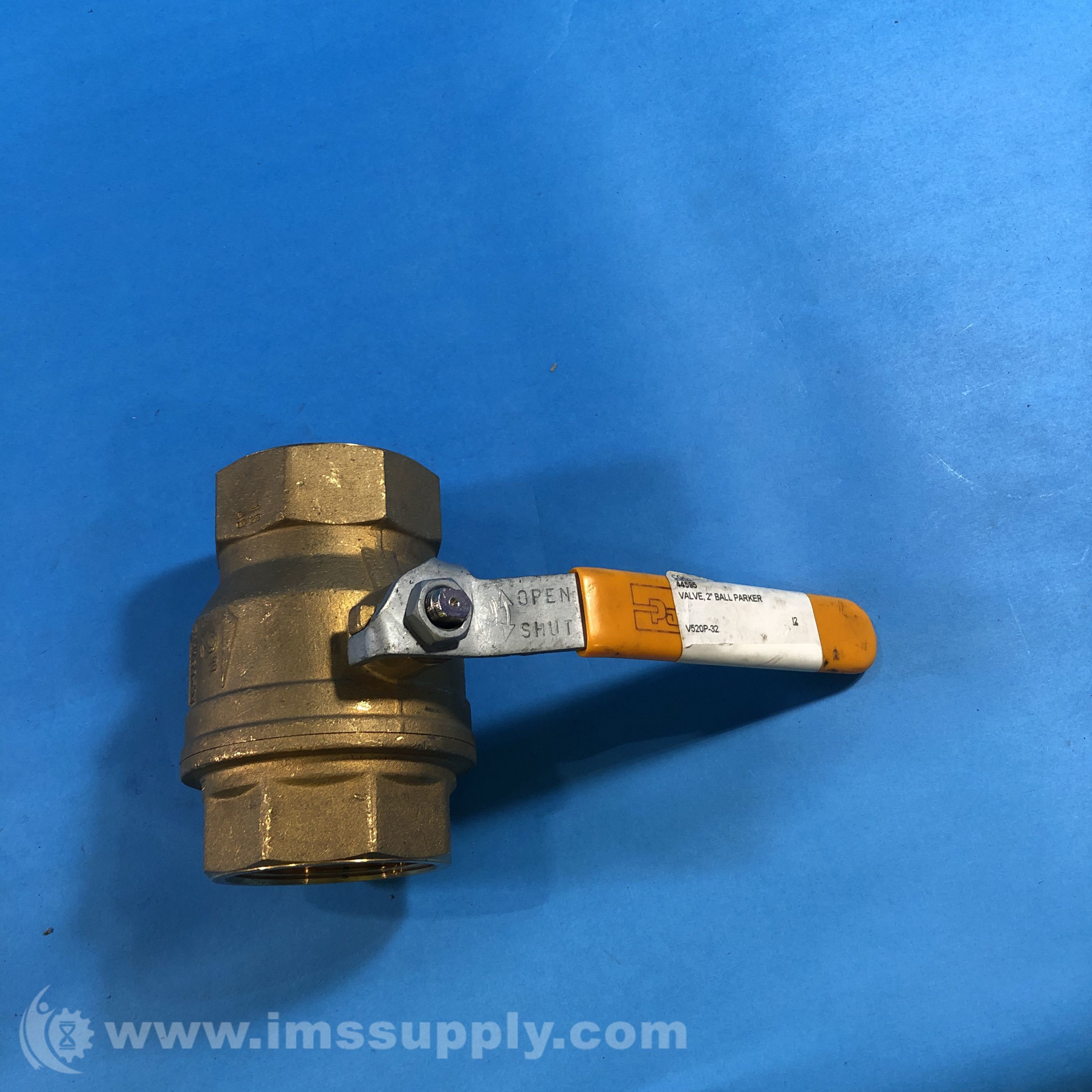 Parker V520P-32 Industrial Brass Ball Valve - IMS Supply