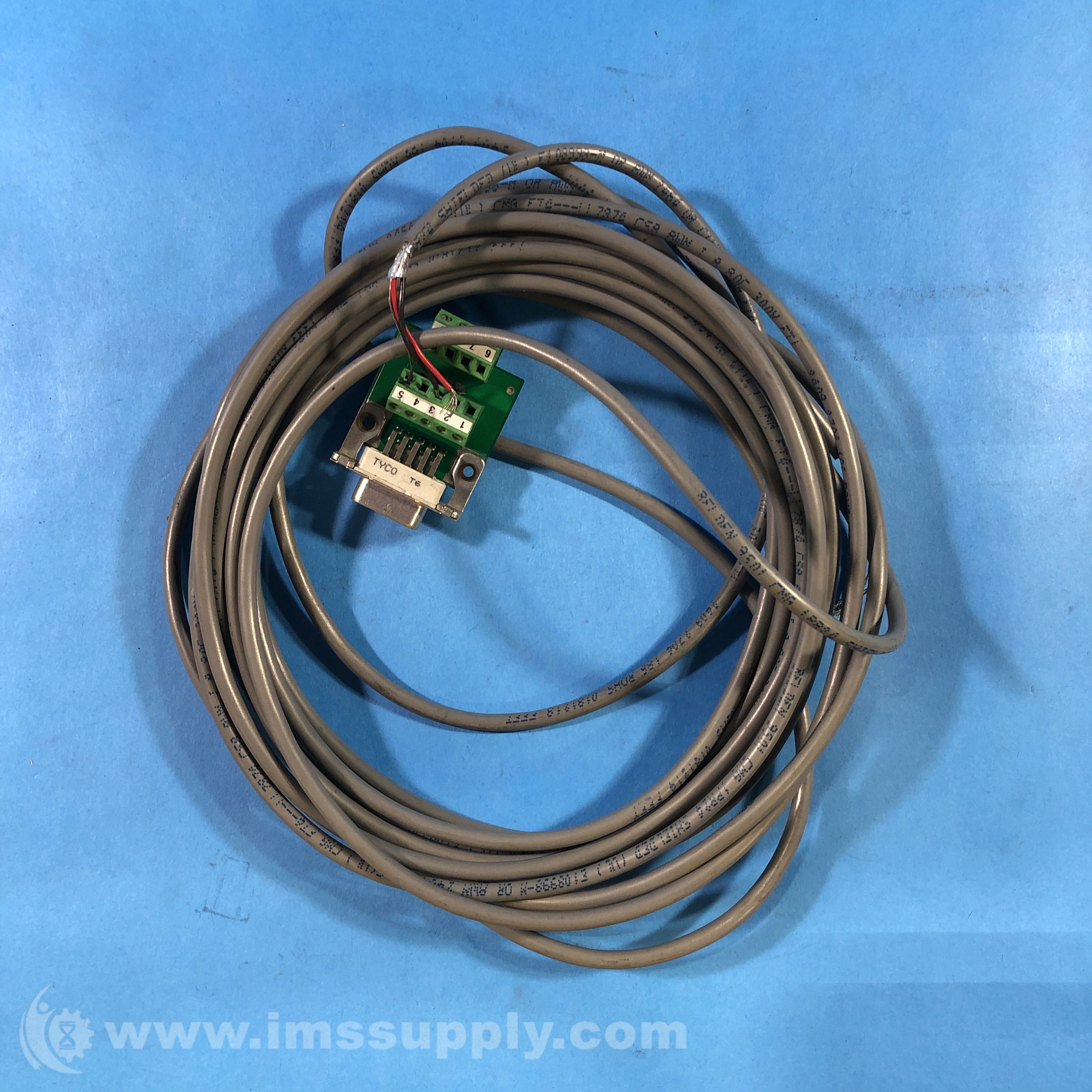 Belden 9501 Cable Assembly with Tyco Connector PCB - IMS Supply