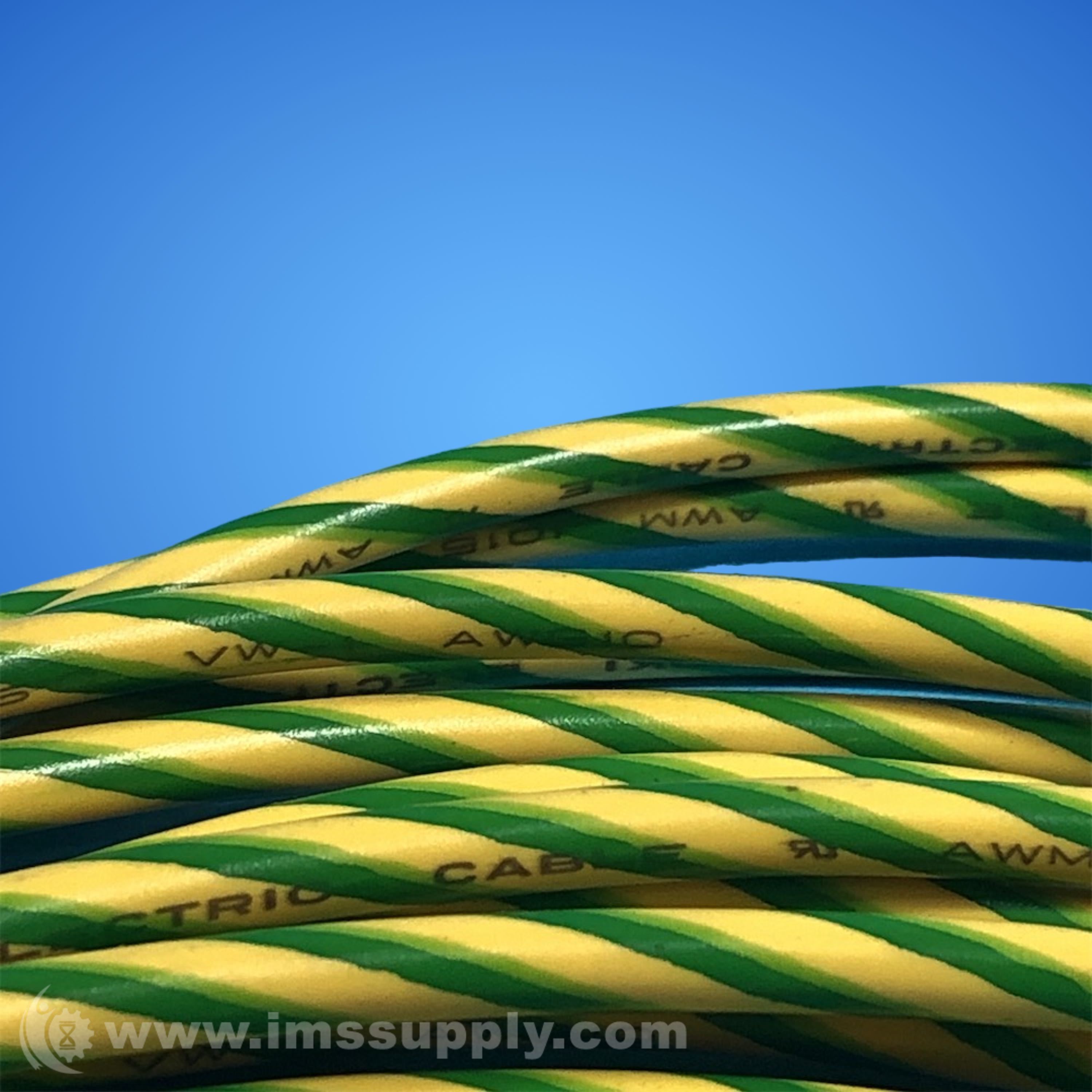 Oki AWG10 Electric Cable, AWM 1015, 600V, 105 DEG - IMS Supply