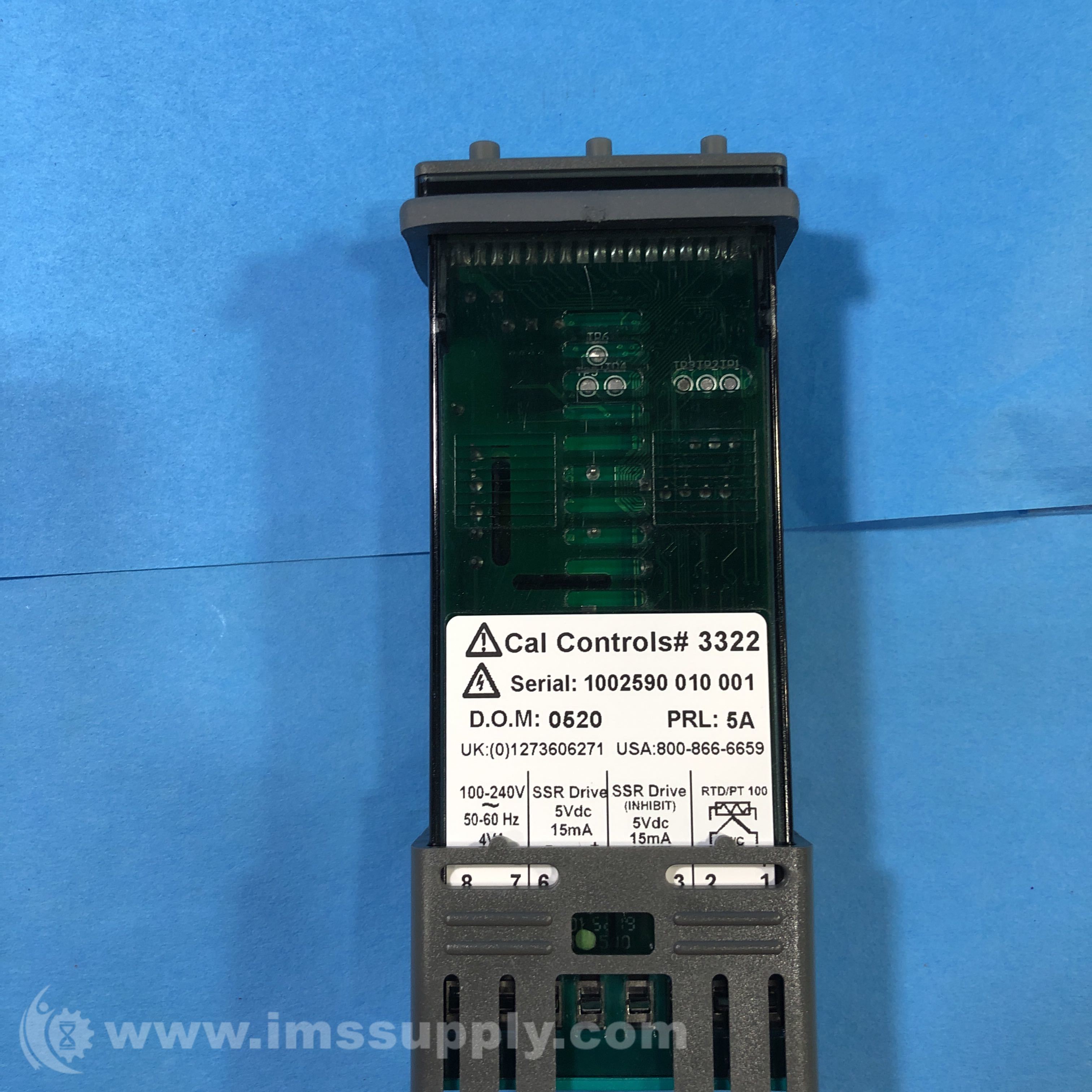 CAL Controls 3322 100-240V Temperature Controller - IMS Supply