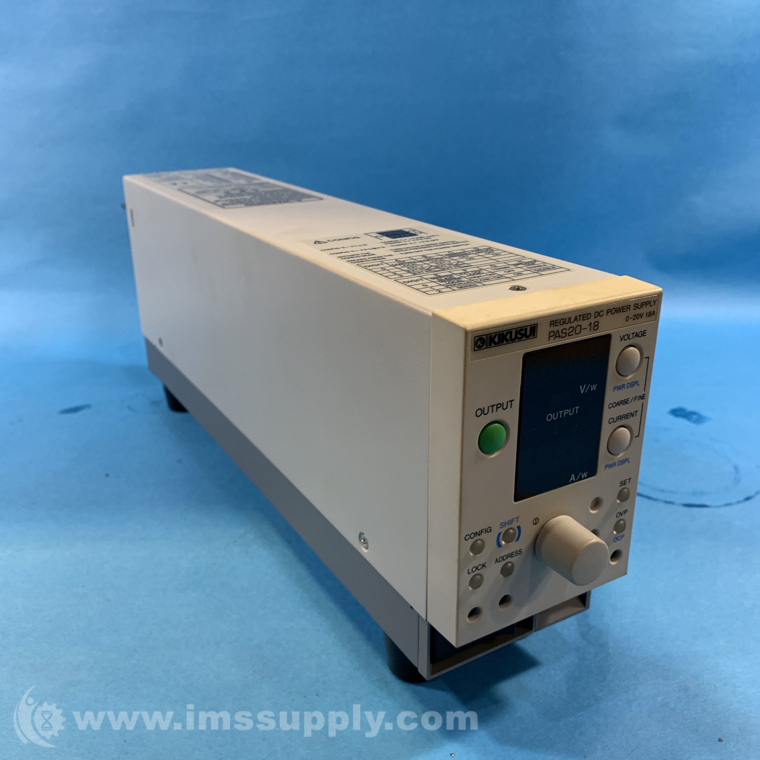 Kikusui PAS20-18 DC Power Supply - IMS Supply