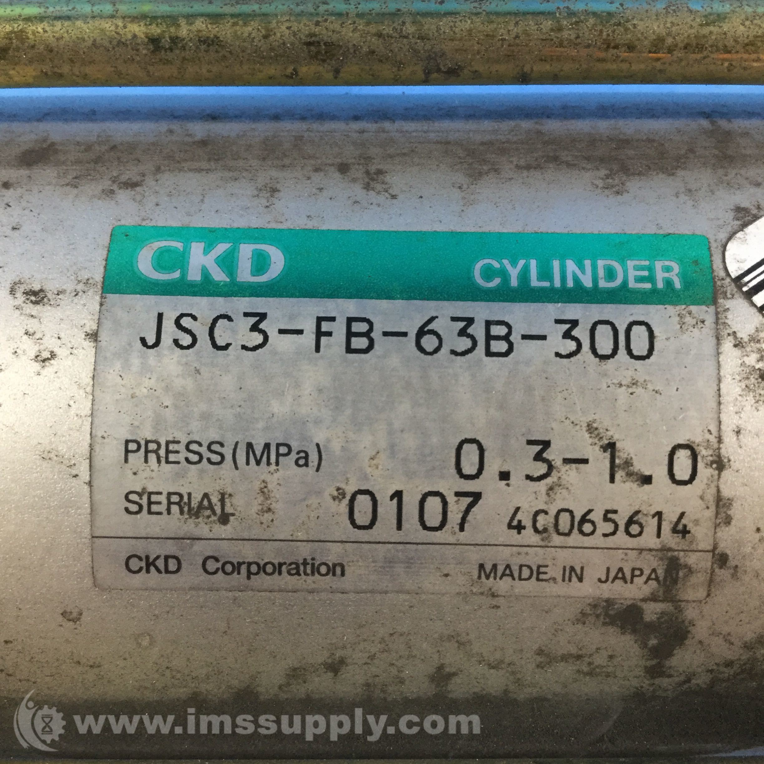 CKD JSC3-FB-63B-300 JSC3 Brake Cylinder - IMS Supply