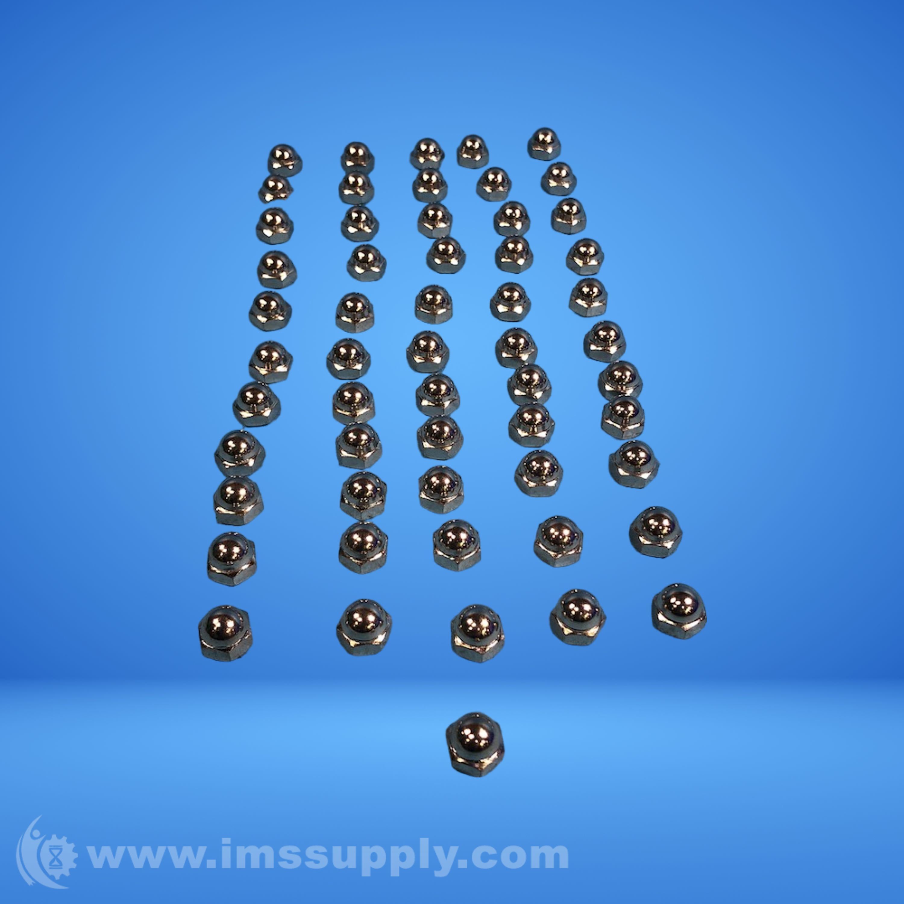 Pack of 56 Domed Nuts, Acorn Cap Nuts - IMS Supply