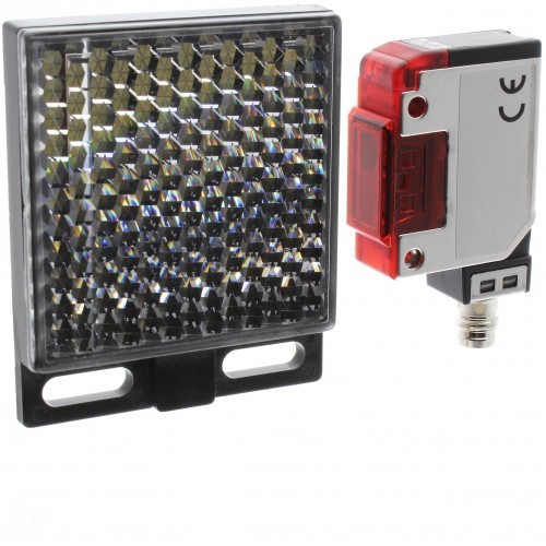 Optex KR-Q300CPW Pol Retro-reflective for Clear Targets 3M PNP M8 - IMS ...