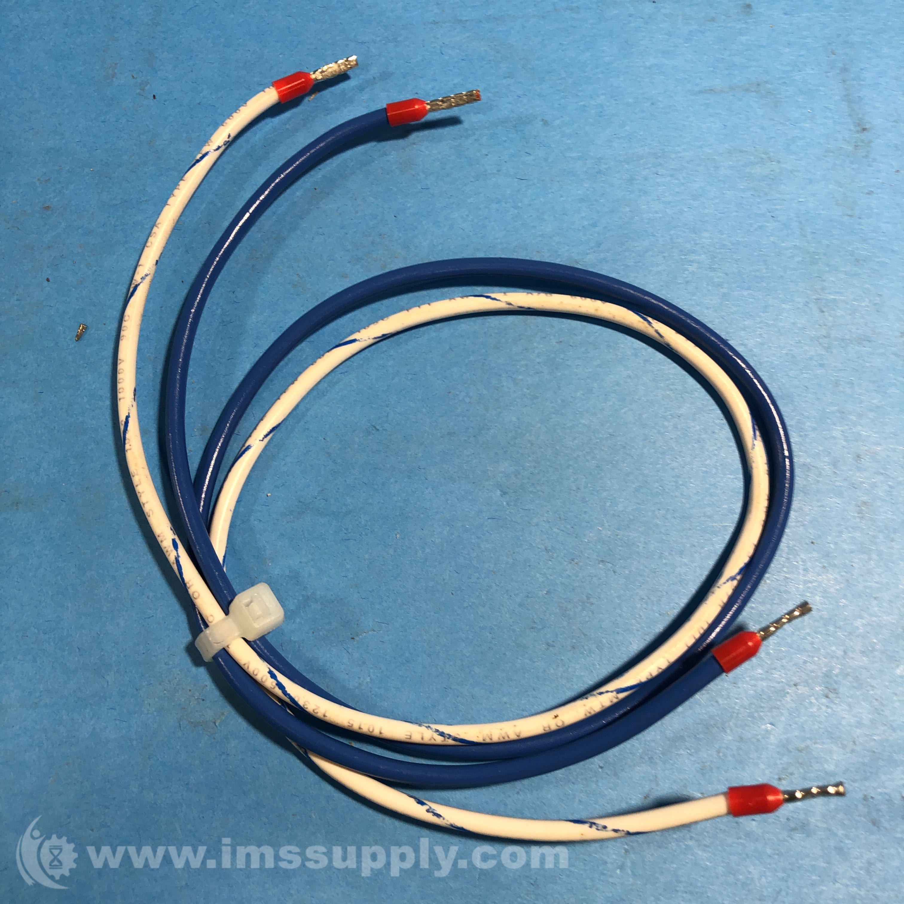 Carol Cable 18 AWG Blue / White Electrical Cordset - IMS Supply