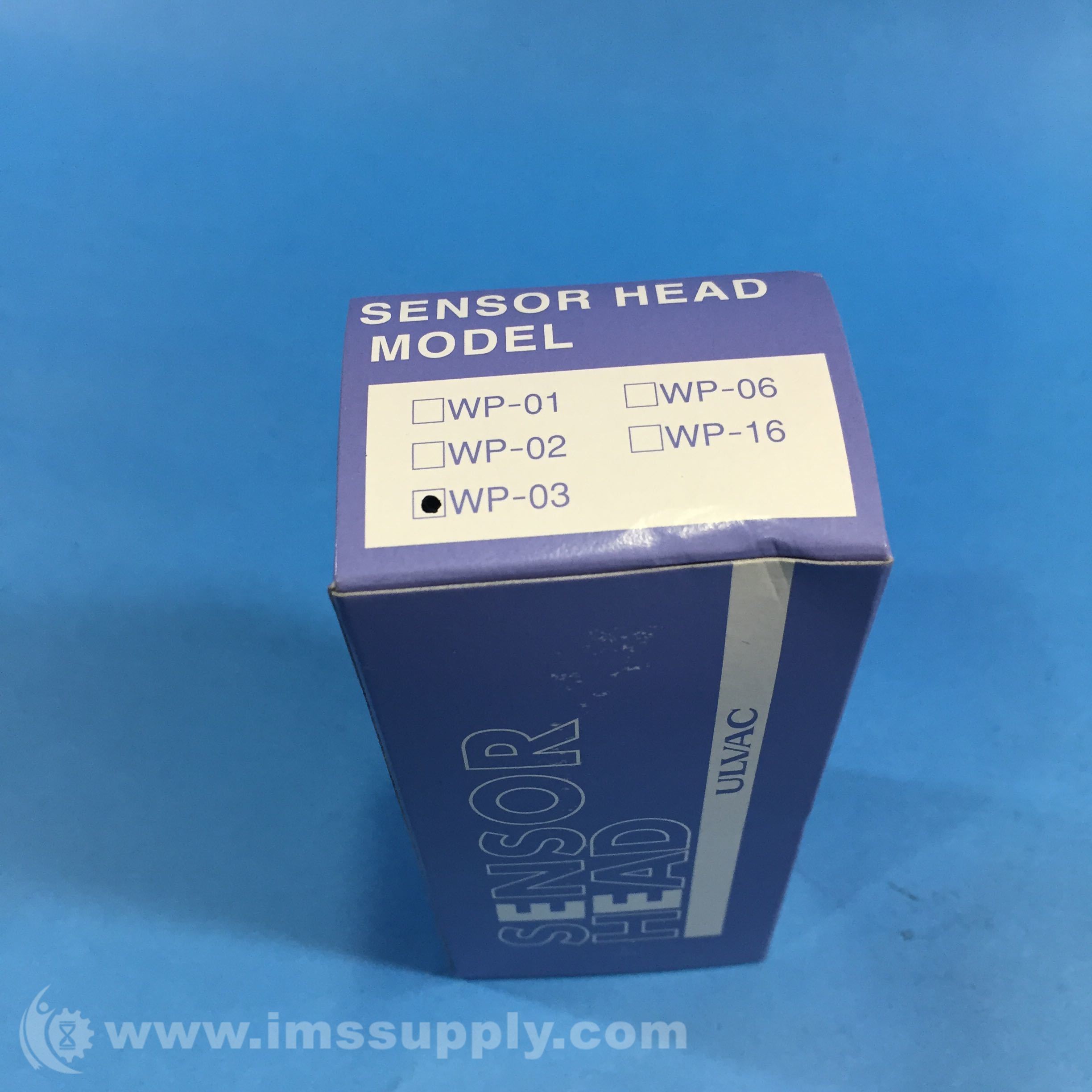 Ulvac WP-03 Sensor Head, Vacuum Pressure - IMS Supply