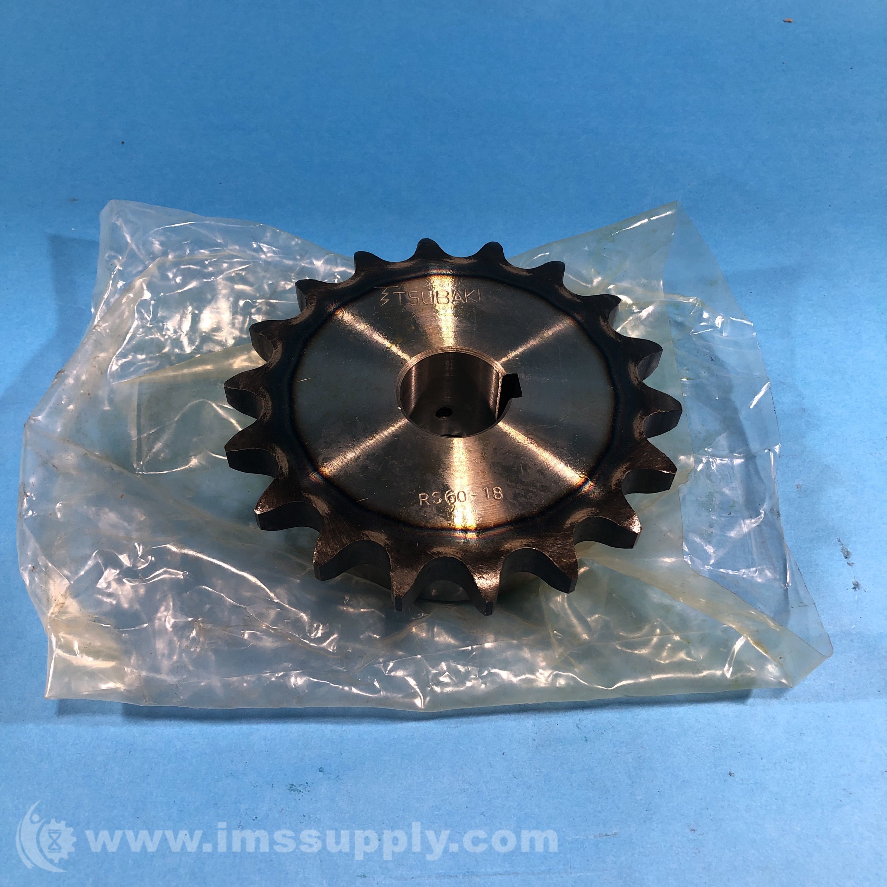 Tsubaki RS60-18 Steel Roller Chain Sprocket - IMS Supply