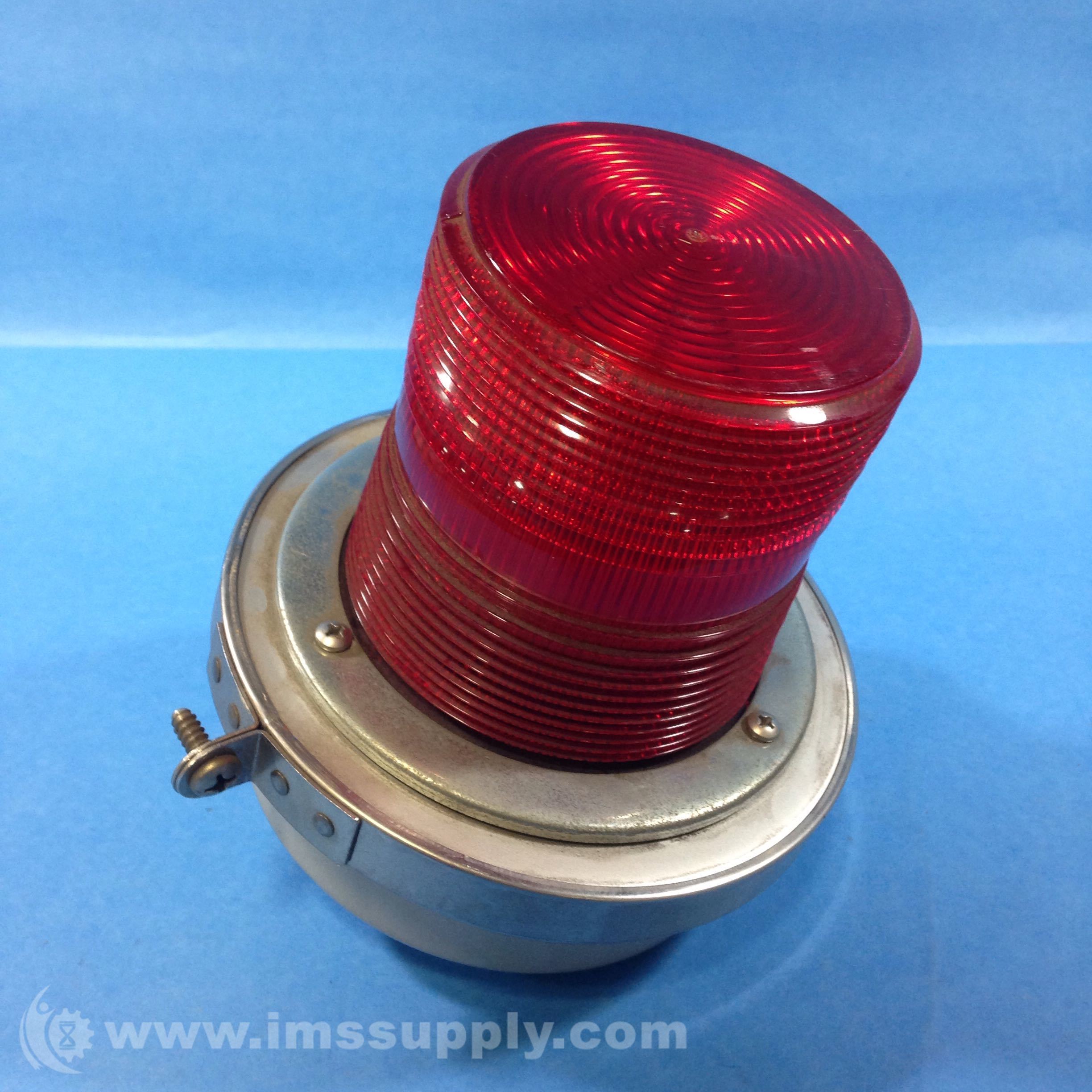 Edwards 50CR-N5-40WH Adaptabeacon Red Beacon - IMS Supply