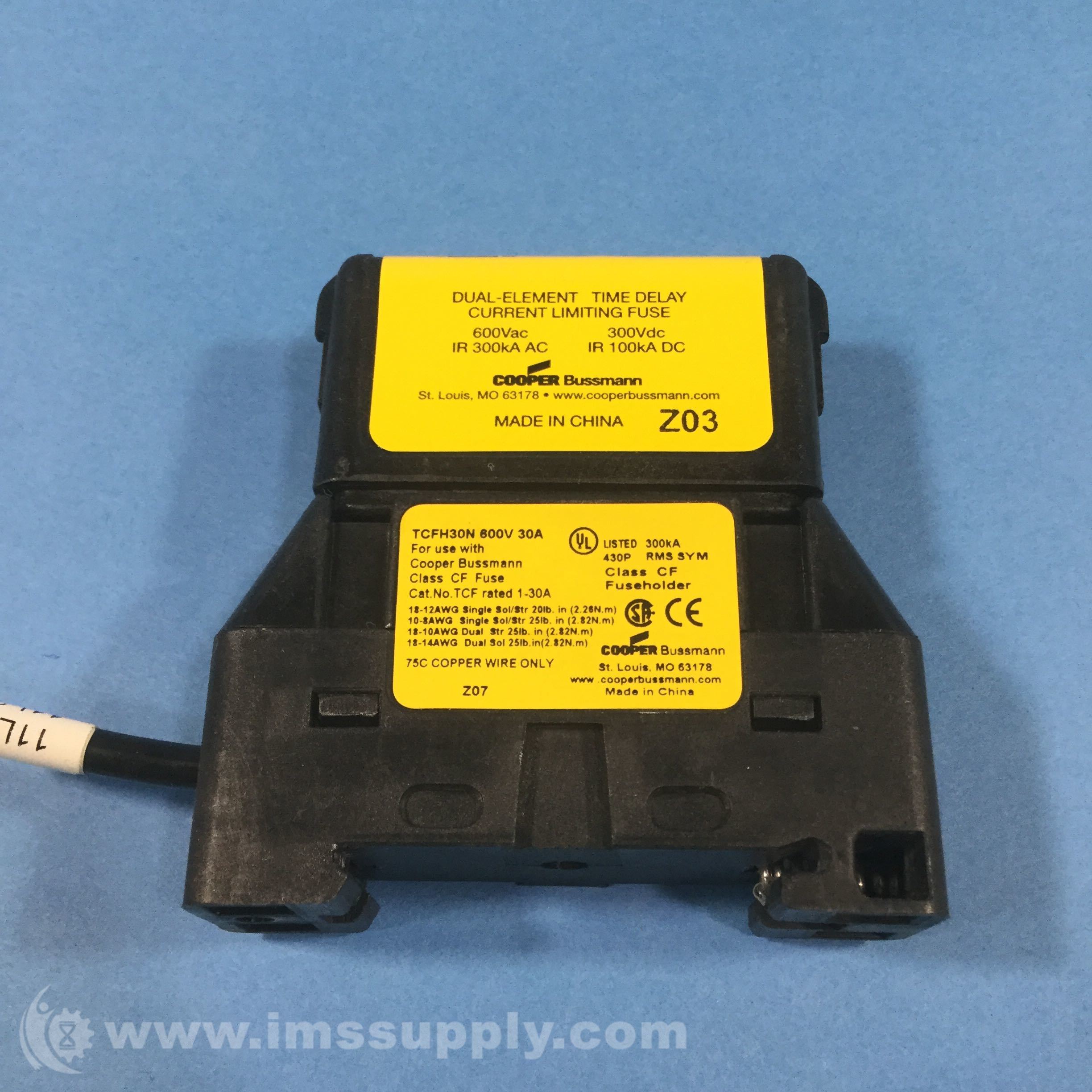 Cooper Bussmann TCF15 15 Amp Low-Peak CUBEFuse - IMS Supply