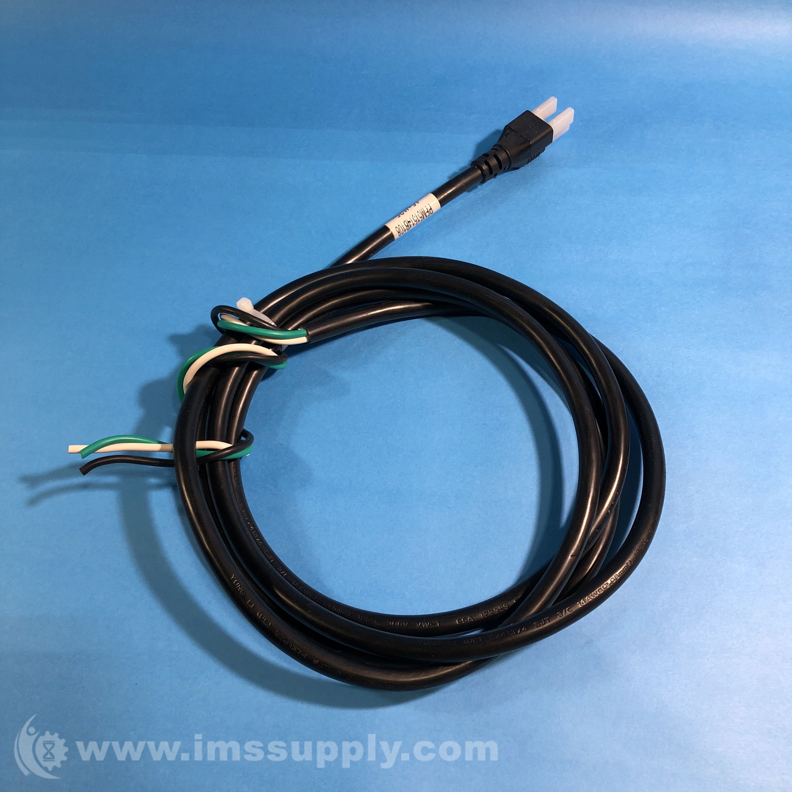 Yung-Li E241374 Single Ended Power Cord , 300V - IMS Supply