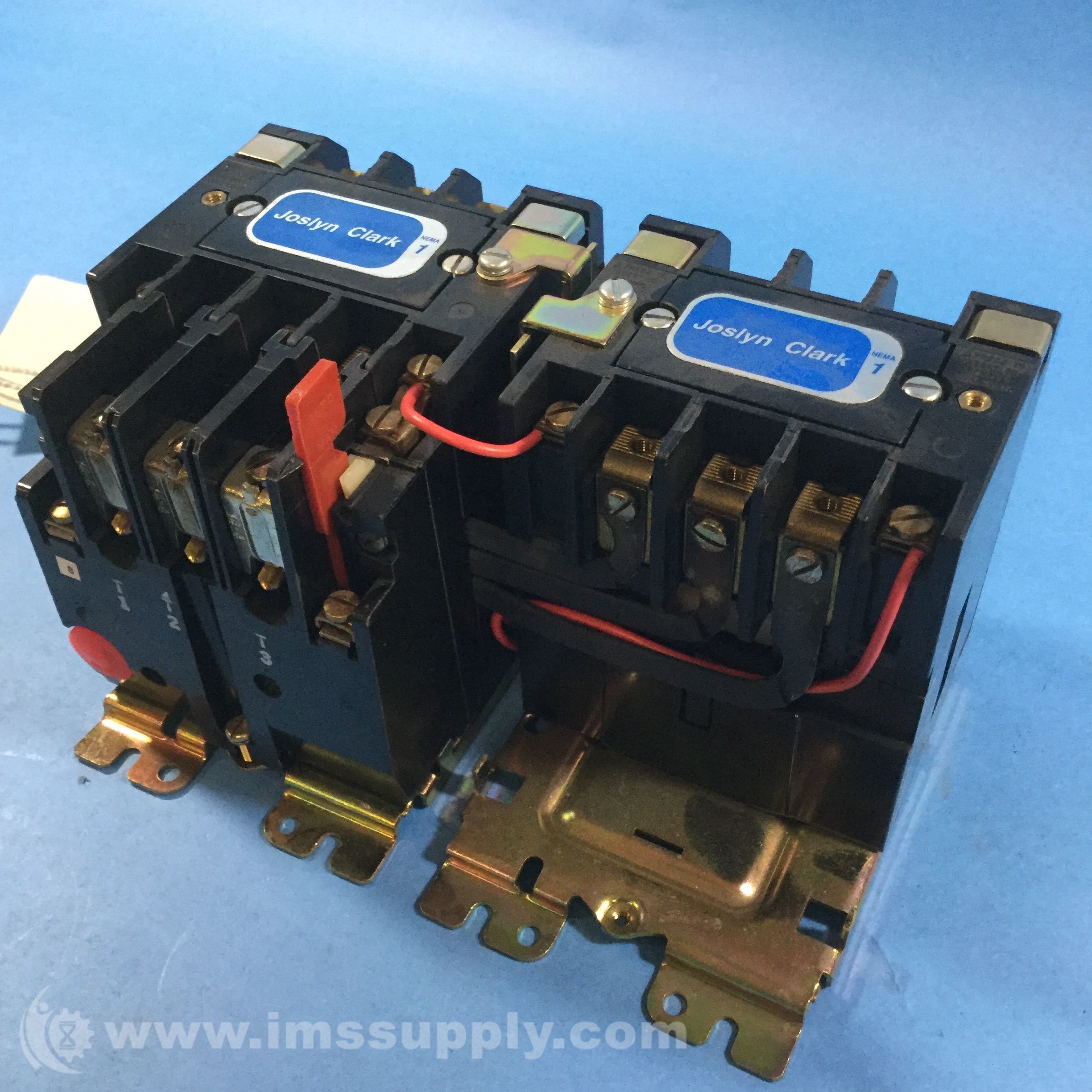 Joslyn Clark T30U031 Reversing Contactor, 600VAC, 3PH, 460V@10HP - IMS ...