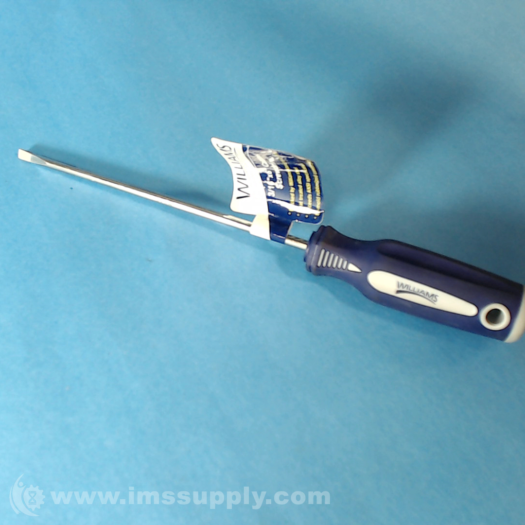 Williams Tools 24211 Screwdriver 3\16in. X 6in. Cabinet Tip, 6 - IMS Supply