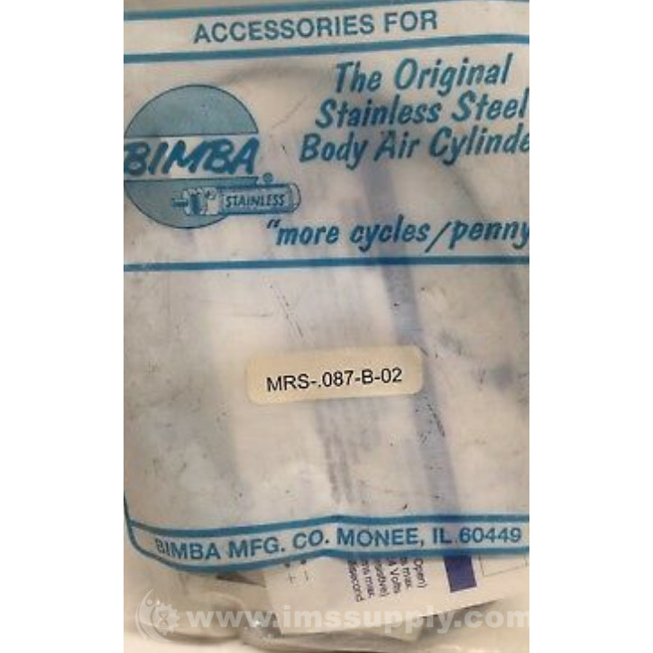 BIMBA MRS-087-B-02 - IMS Supply