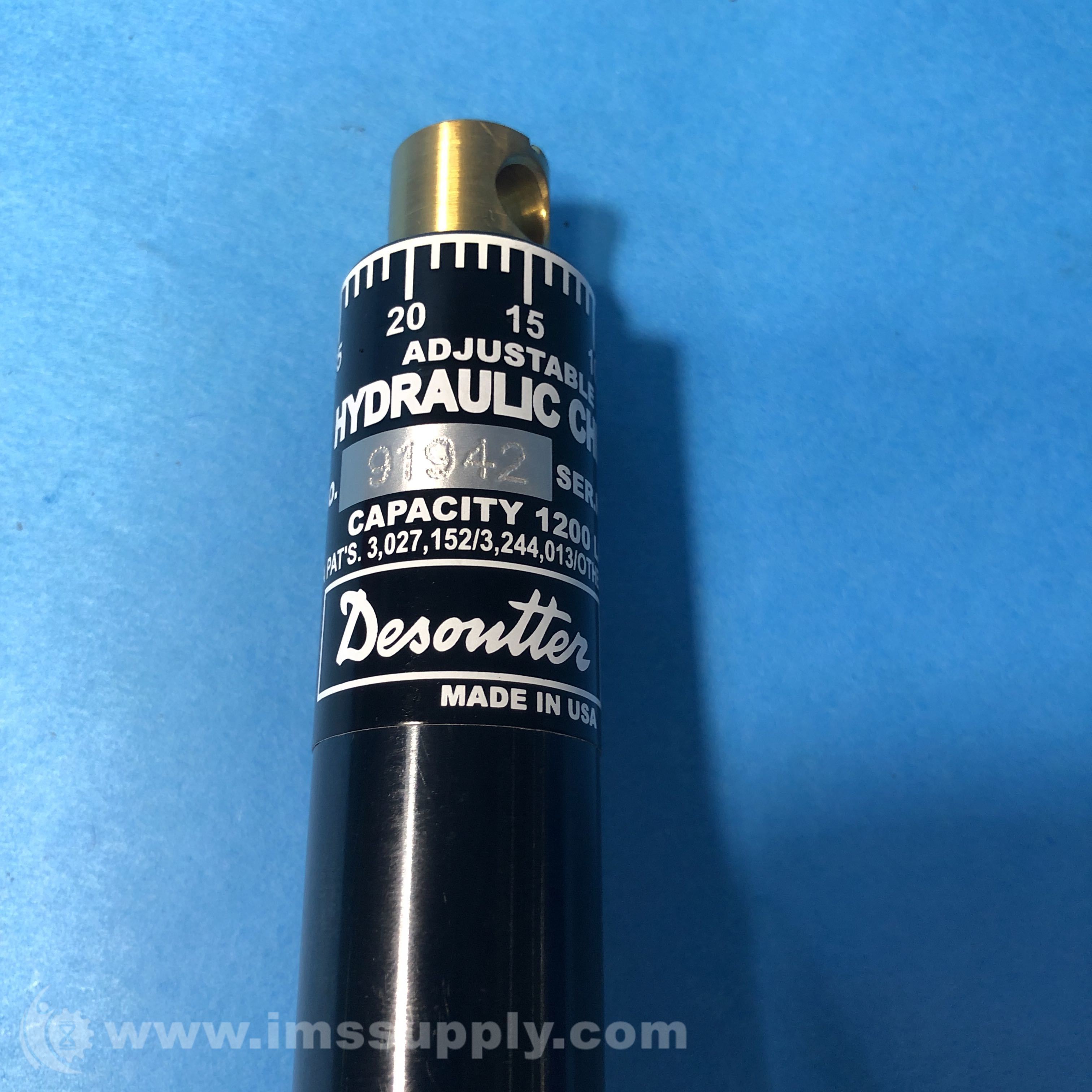 Desoutter 91942 Adjustable Hydraulic Check - IMS Supply