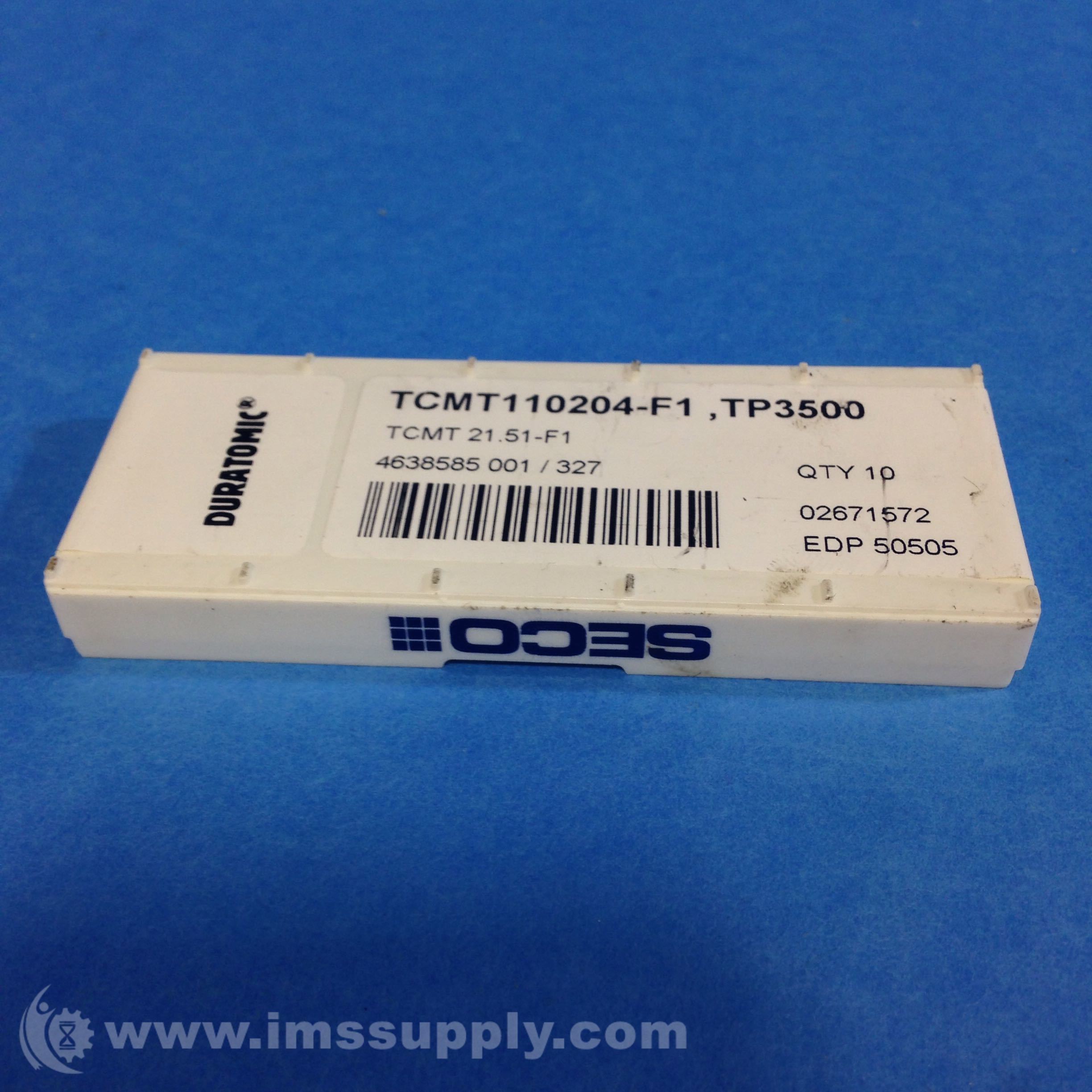 Seco Tools TCMT110204-F1, Turning Tool (TP3500) - IMS Supply