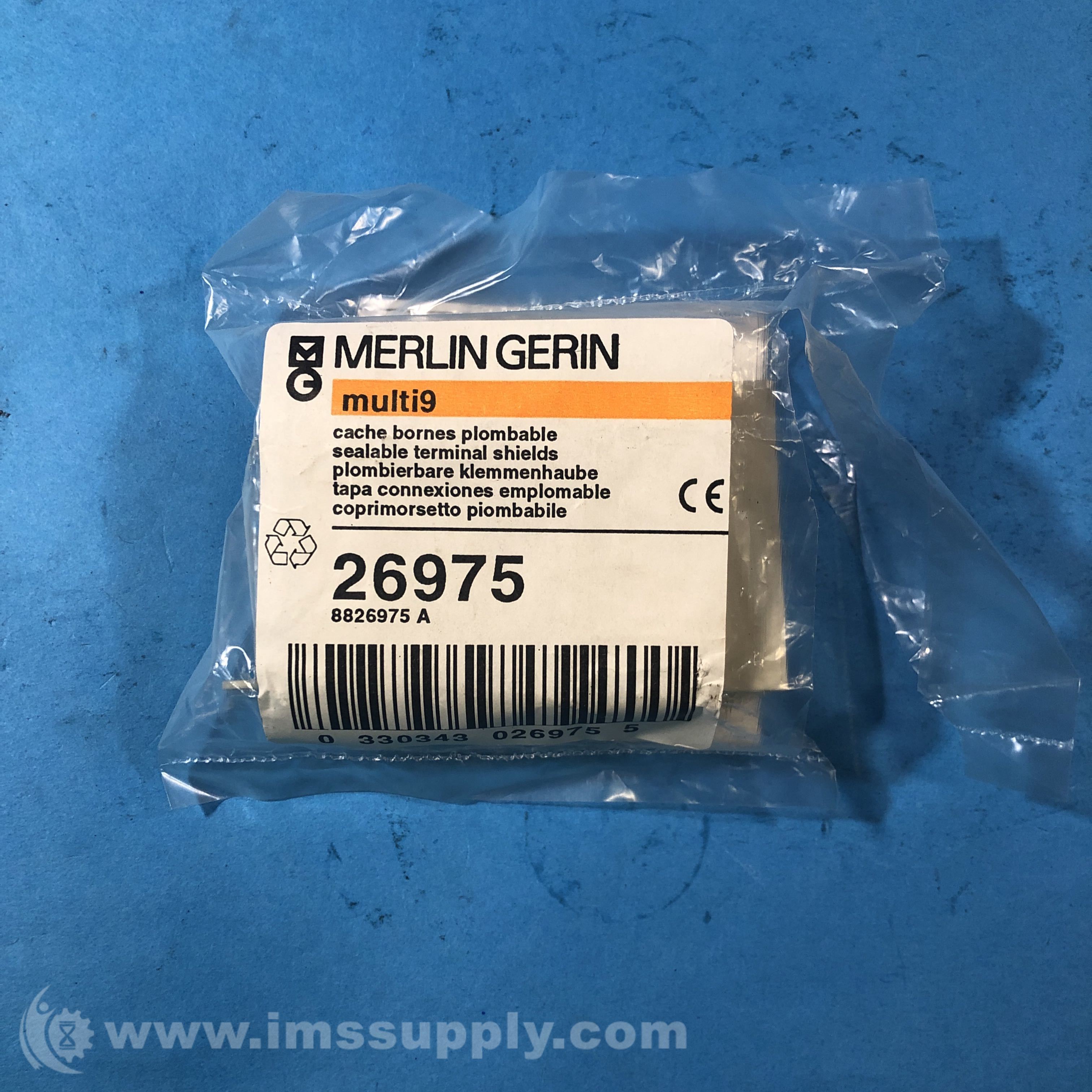 Merlin Gerin 26975 Bag of 2 Sealable Terminal Shields - IMS Supply