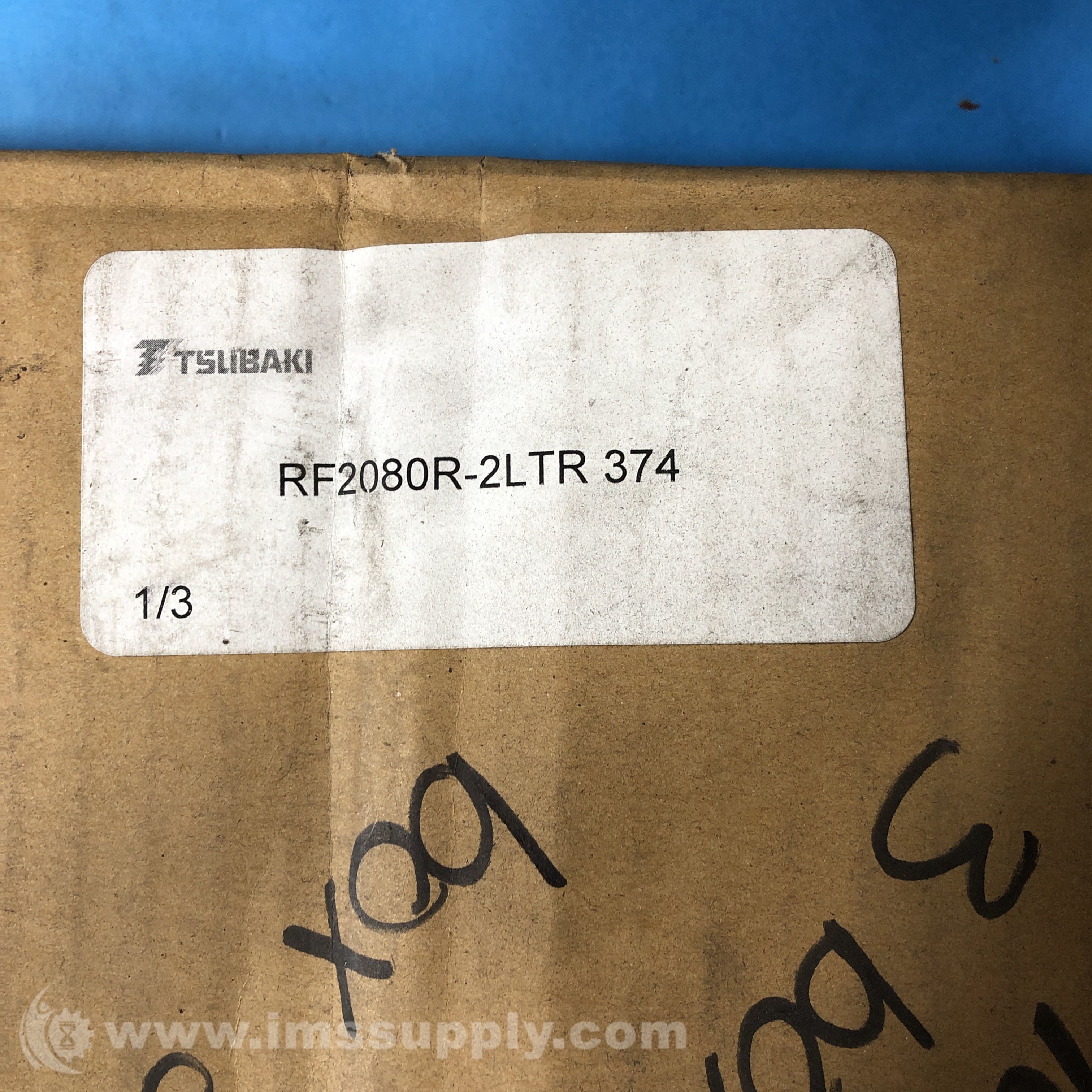 Tsubaki RF2080R-2LTR-374 Roller Chains - IMS Supply