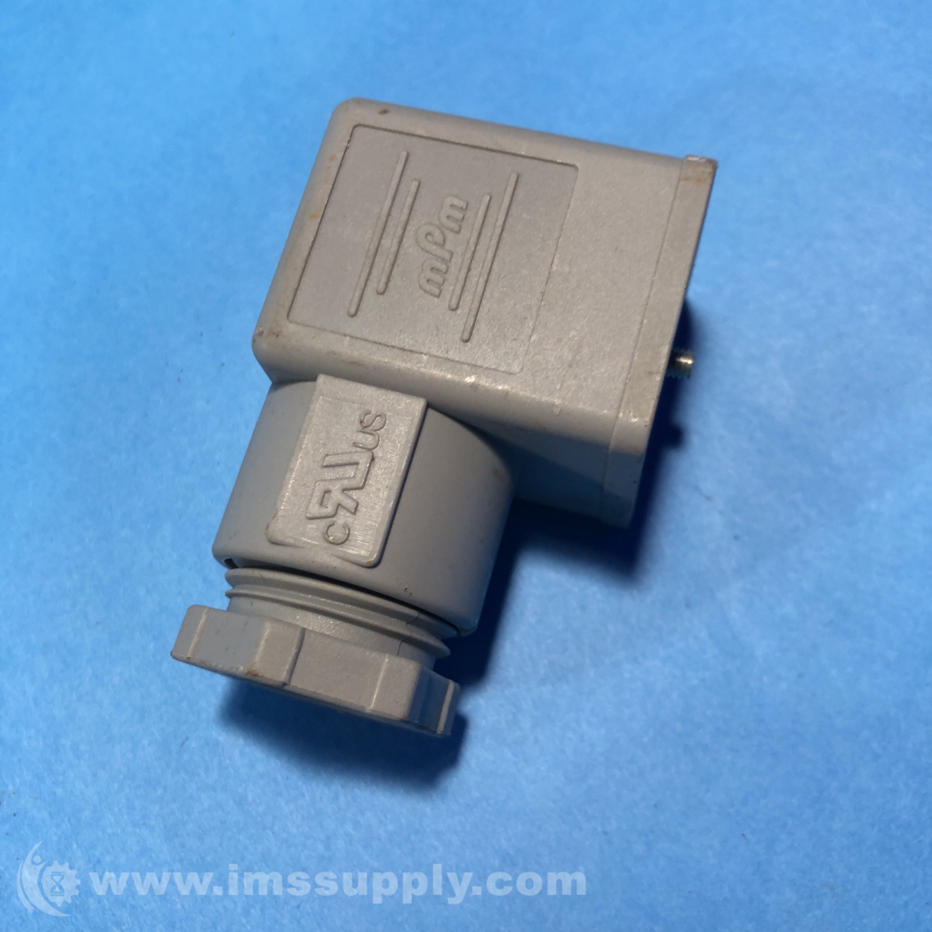 Mpm Corp Right Angle Din Valve Connector - IMS Supply