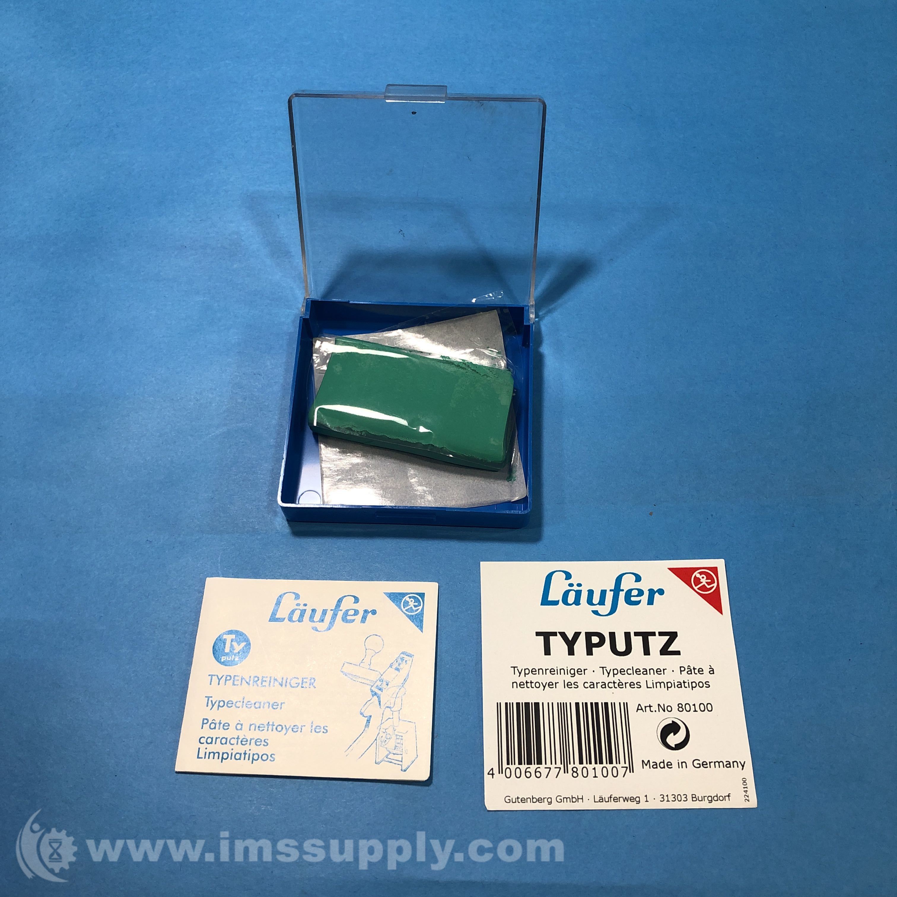 Gutenberg 80100 Laufer Type Cleaner - IMS Supply