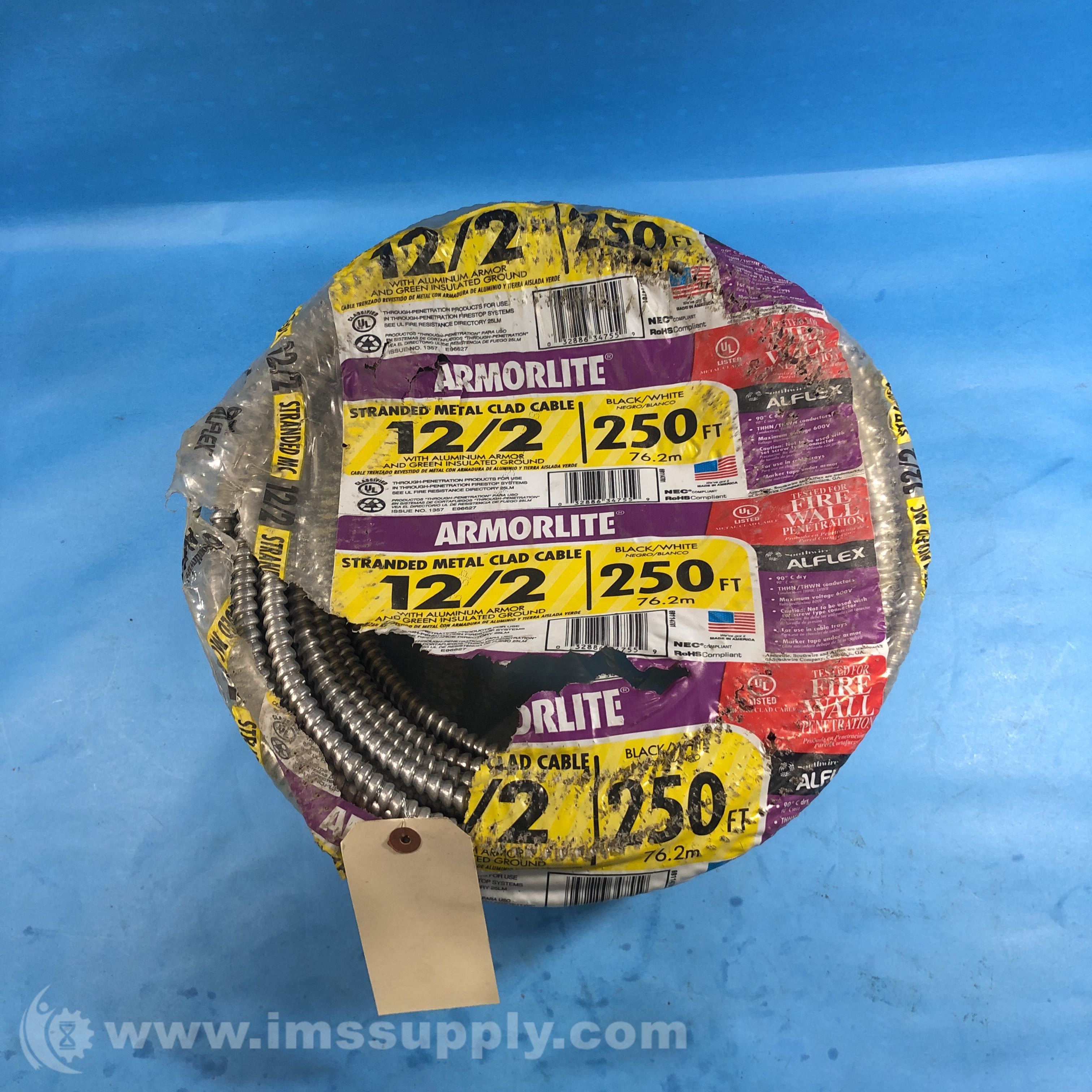 Armorlite MC122STWG 250 Feet Type MC Cable - IMS Supply