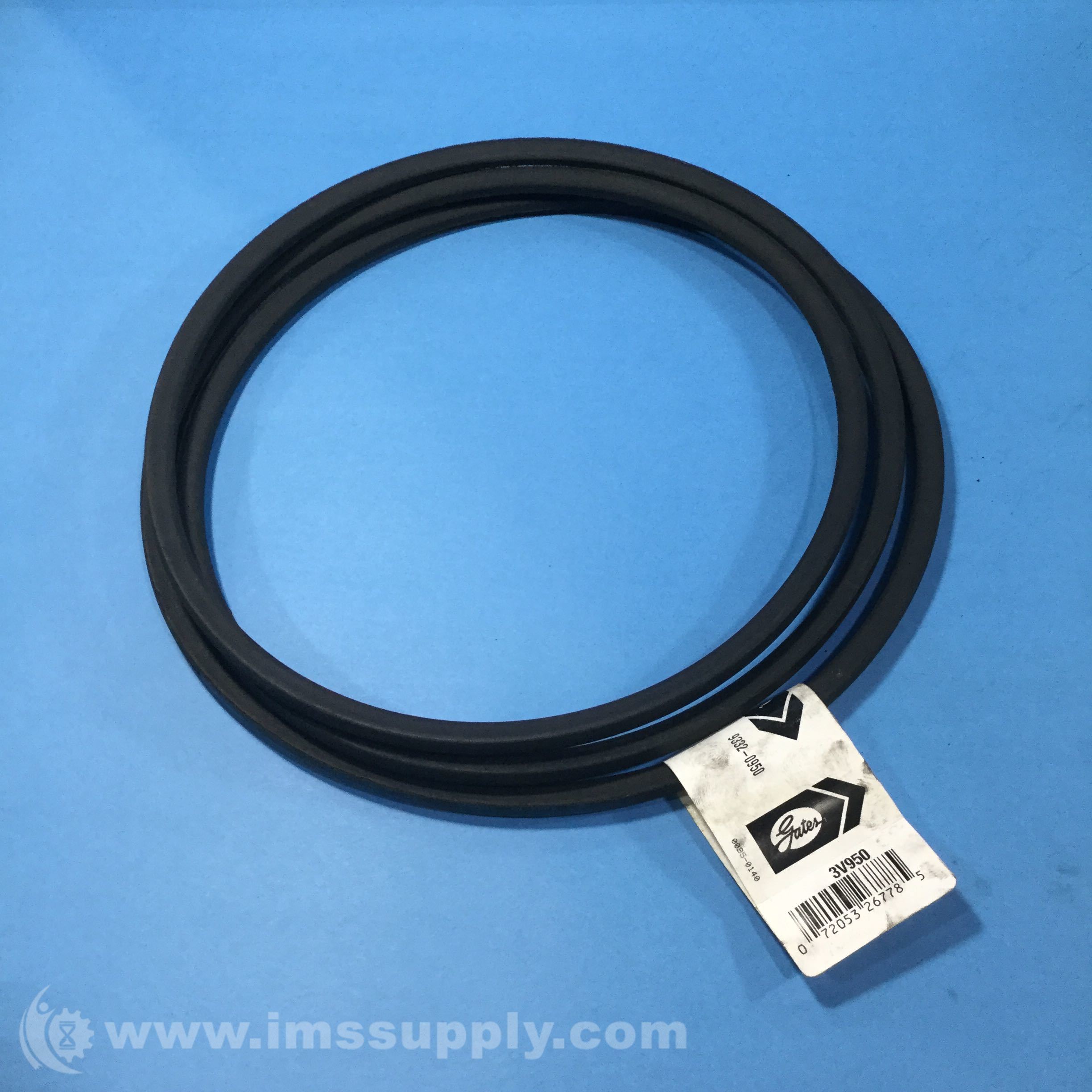 Gates 3V950 9332-0950 V-Belt - 3V Section, 0.3750 in Top Width - IMS Supply