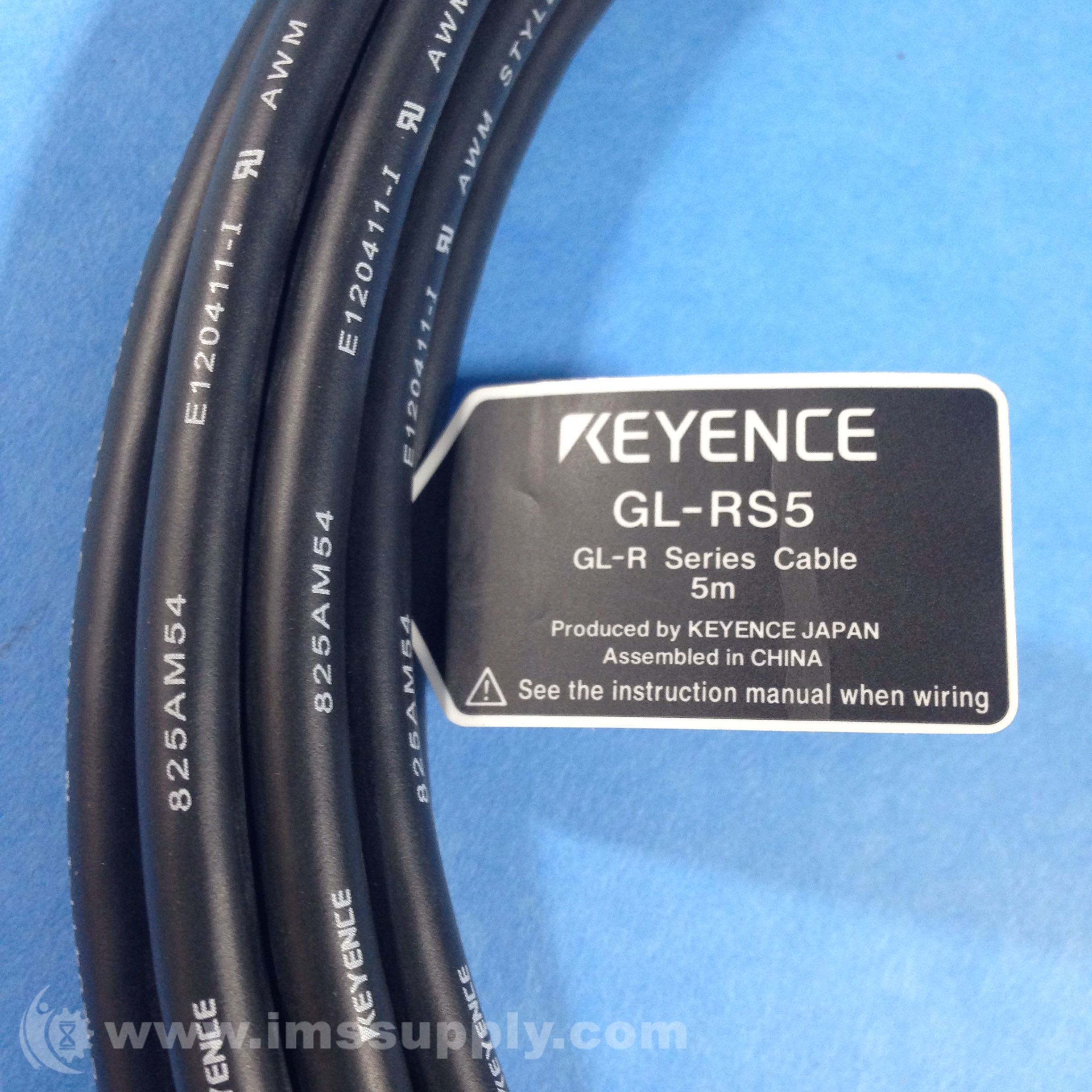 Keyence Corp GL-RS5 Main Unit Cable for GL-R Series Light Curtain - IMS Supply