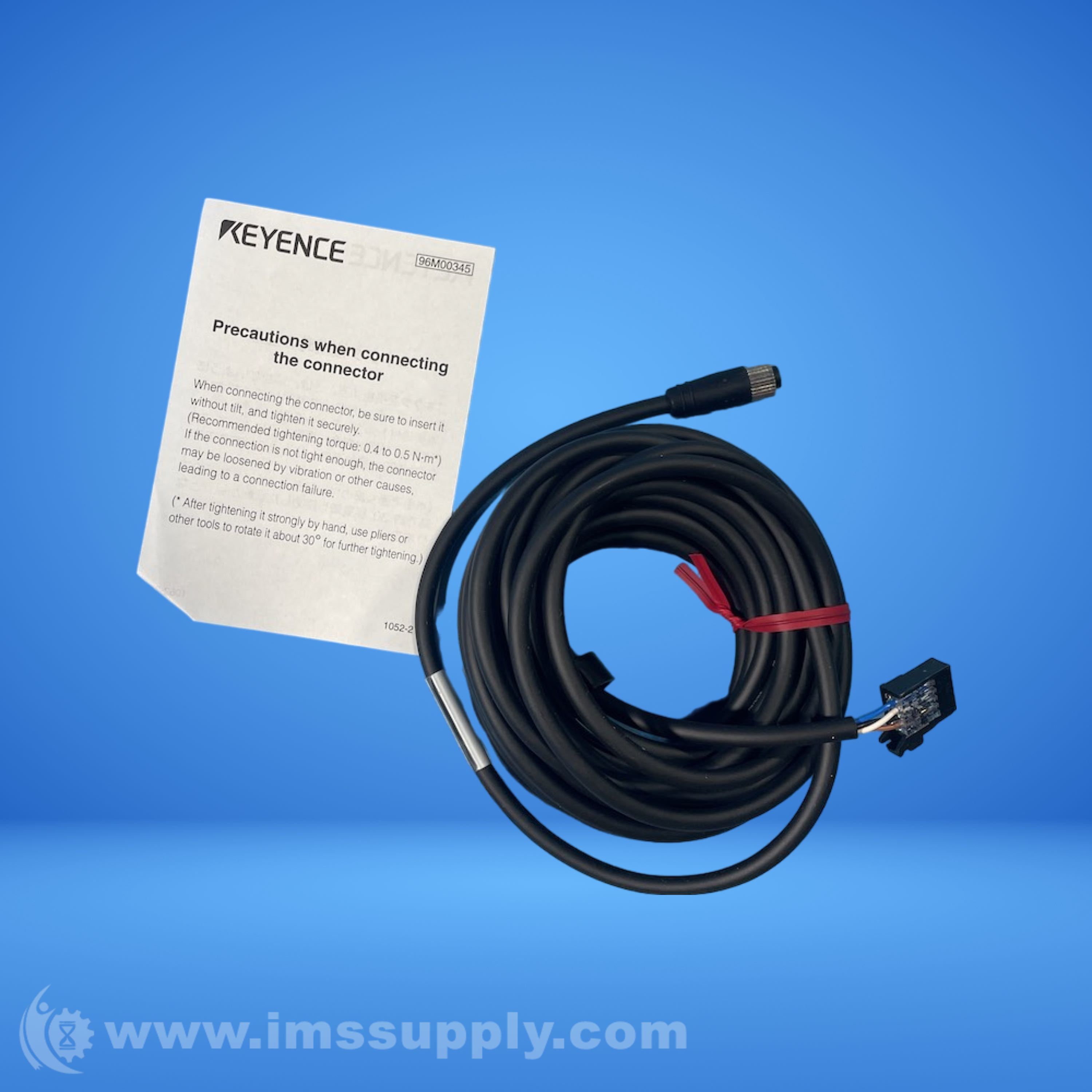 Keyence GT2-CH5M Sensor Head Cable, Straight Type, 5m - IMS Supply