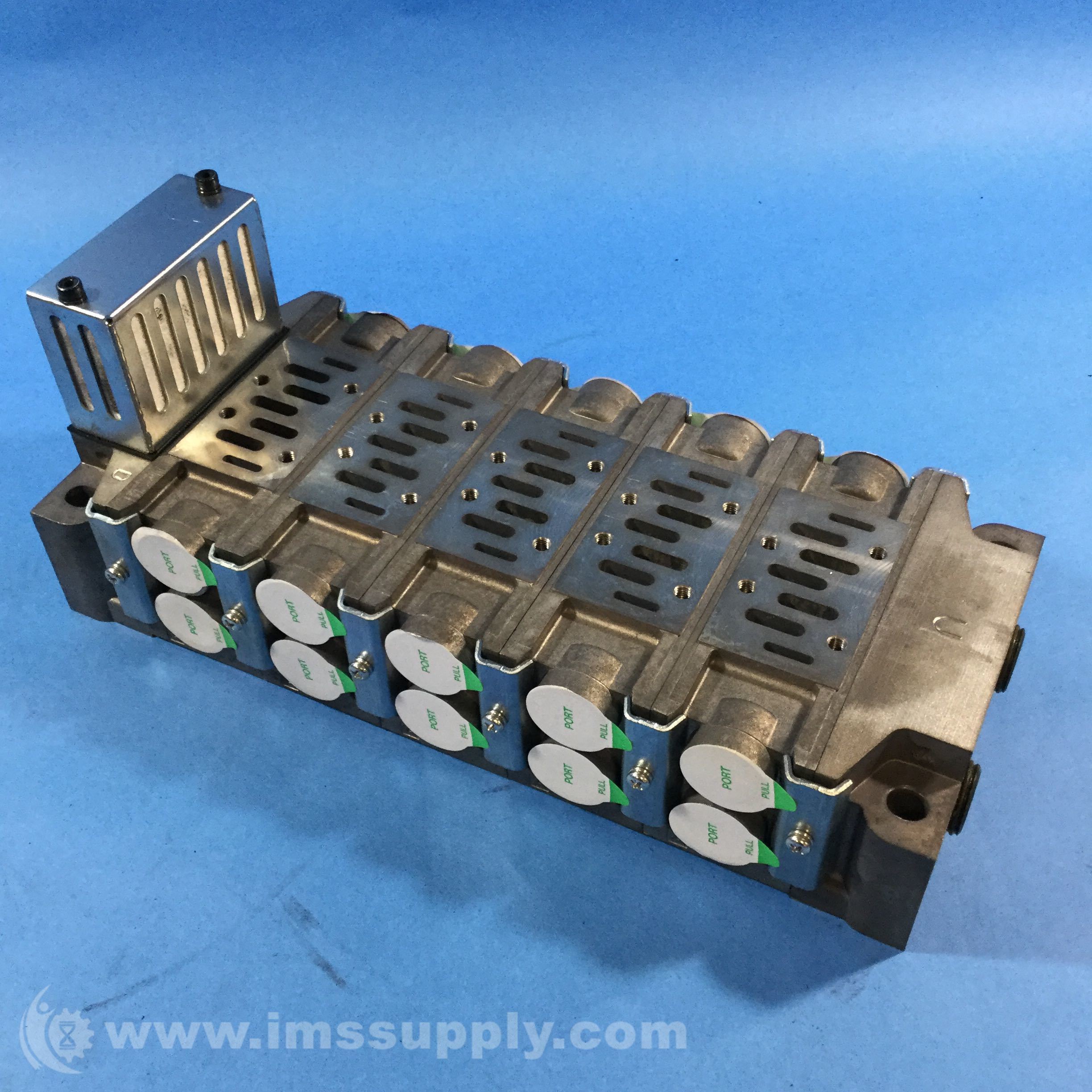 CKD CMF15-03L-04B-SB Pneumatic Manifold, 5 Stations, Silencer Box - IMS ...