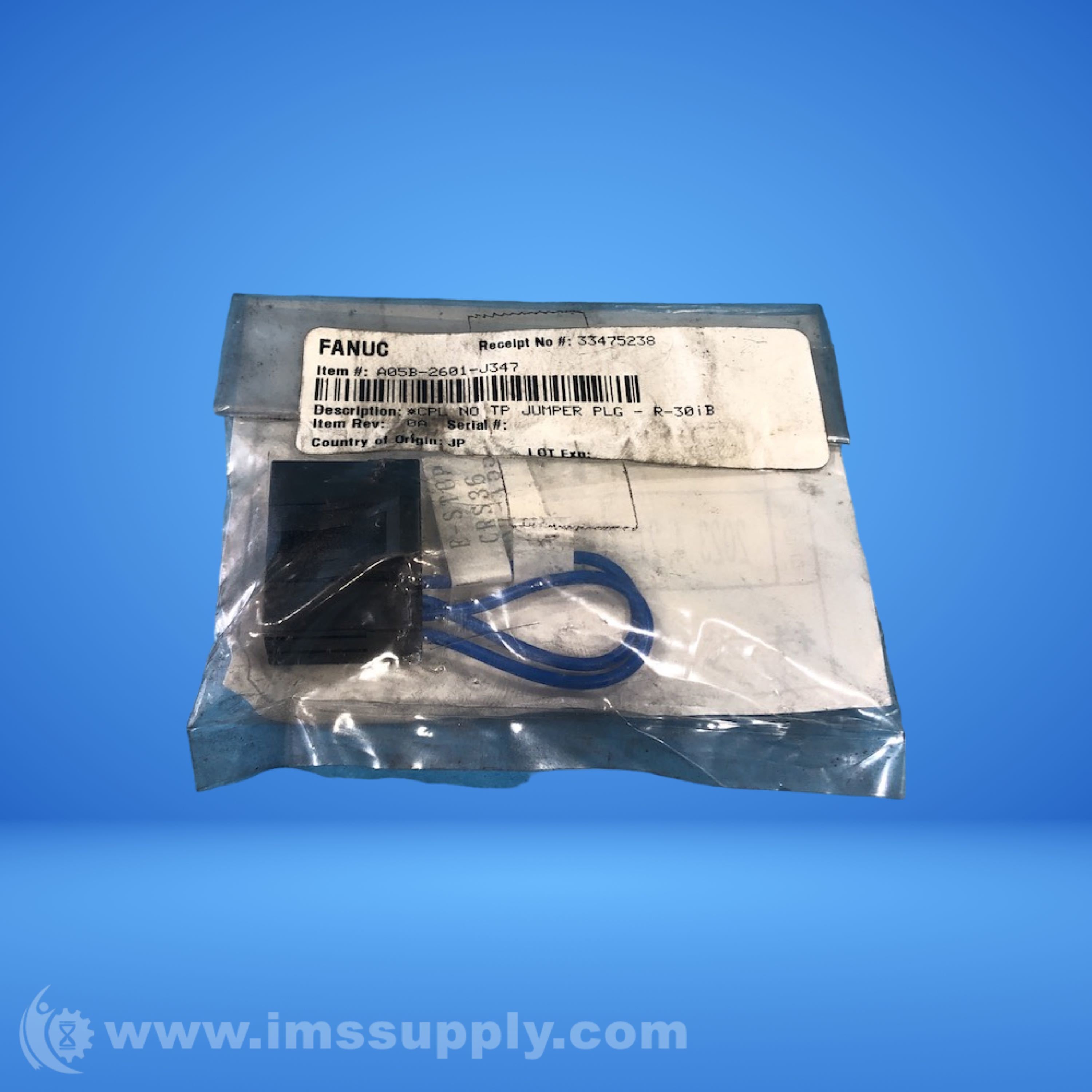 Fanuc A05B-2601-J347 R-30iB Jumper Plug - IMS Supply