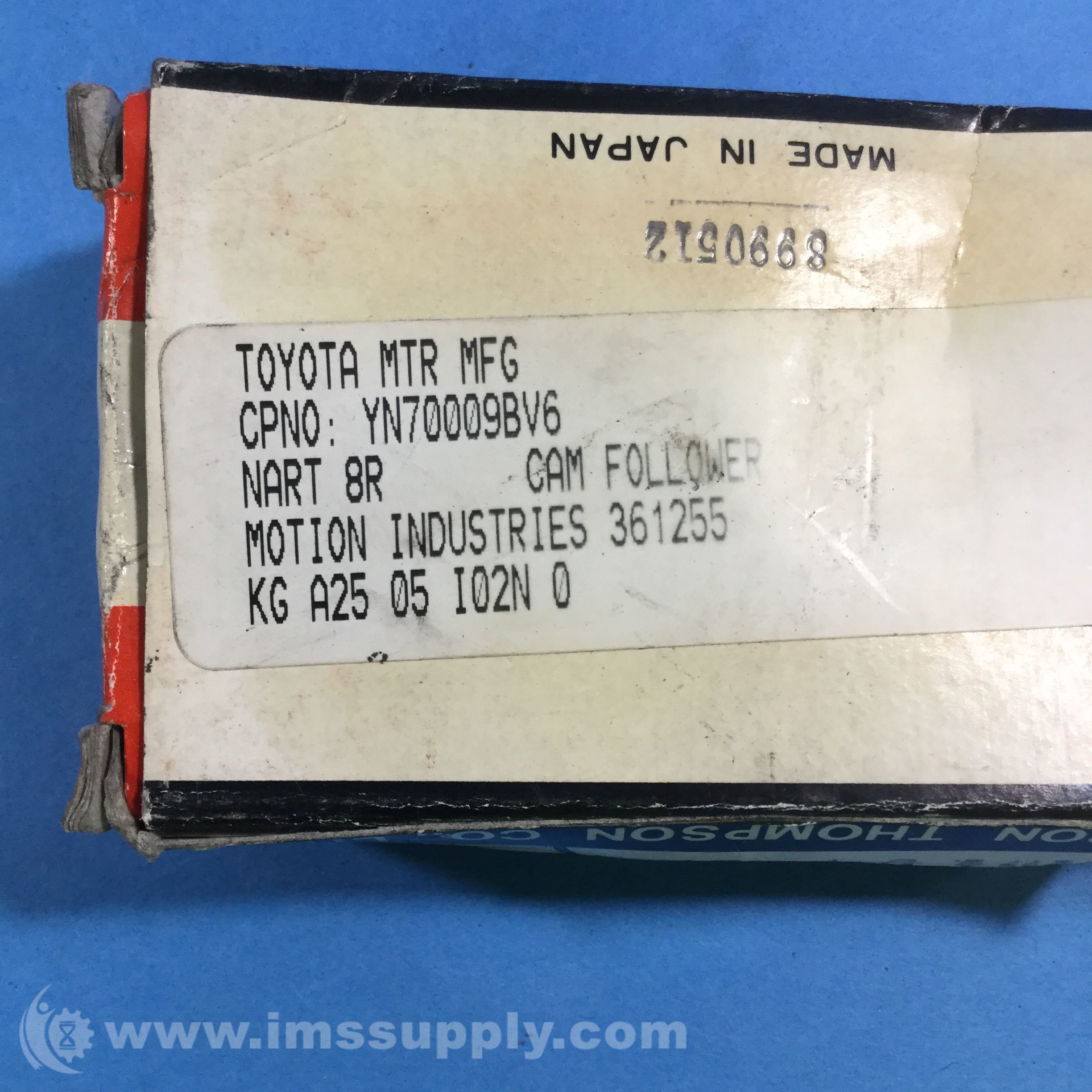 IKO NART 8 VUUR CAM Yoke Roller Bearing - IMS Supply