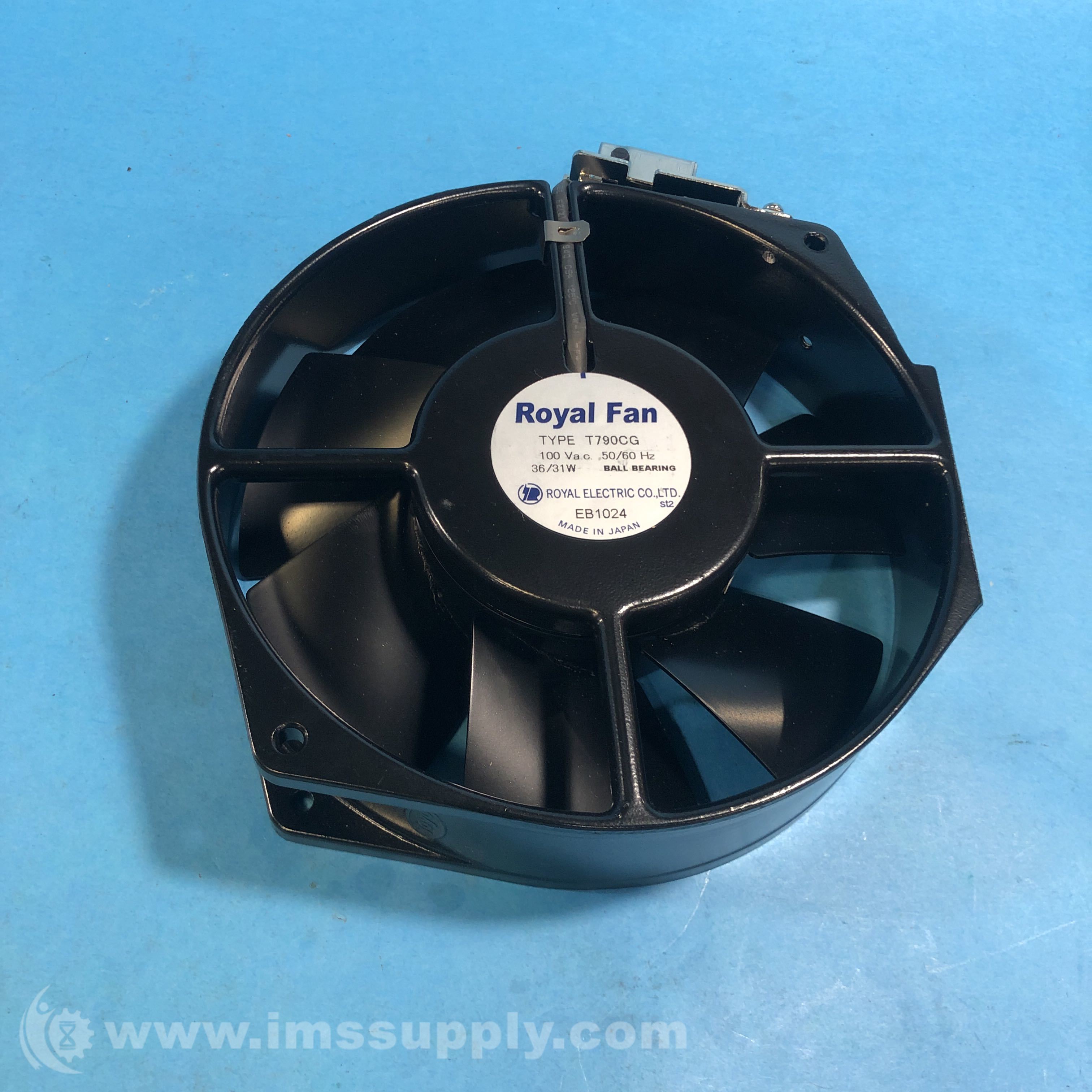 Royal Electric T790CG Fan, 100 VAC, 50/60 Hz, 36/31W - IMS Supply