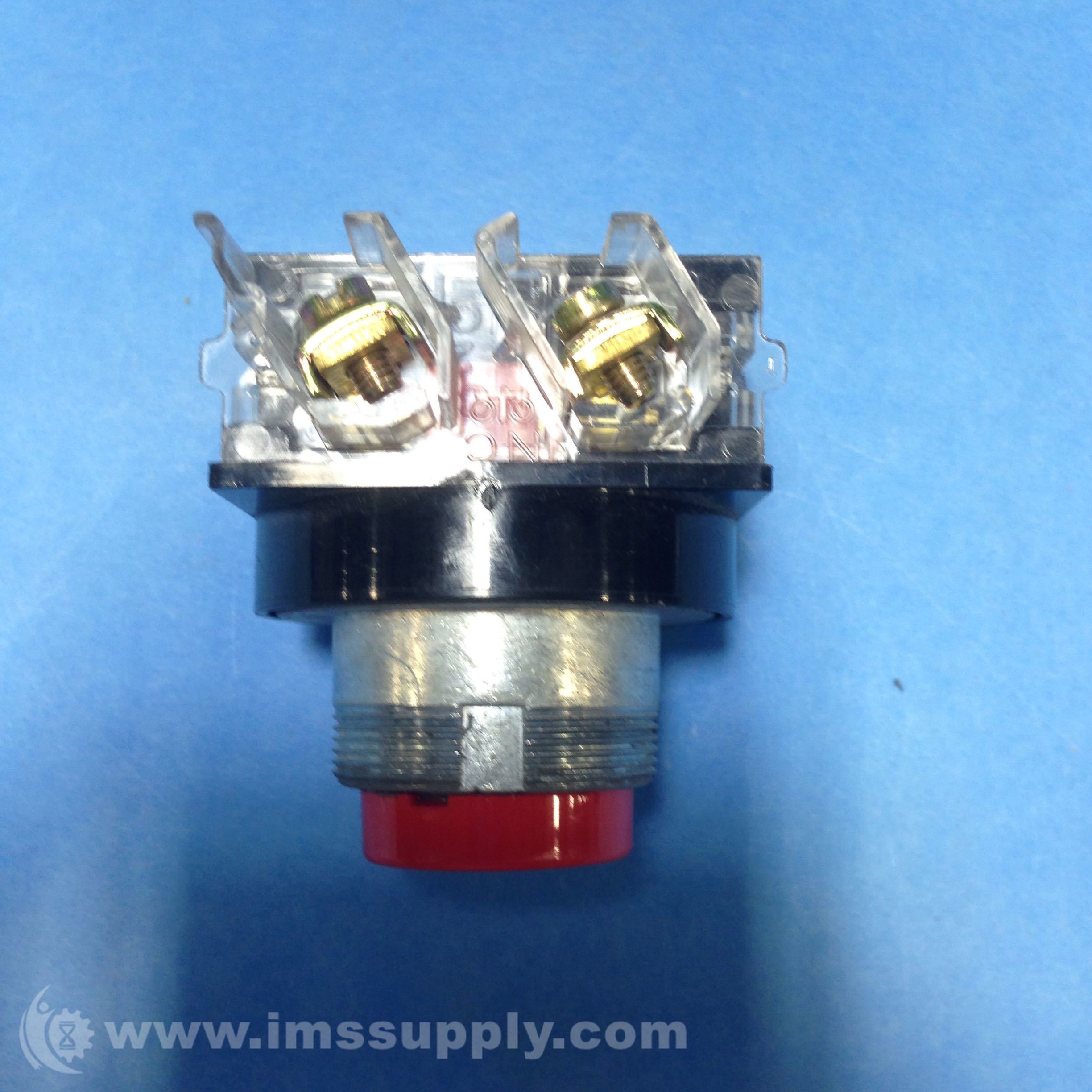 General Electric CR104P Red Momentary Push Button - IMS Supply