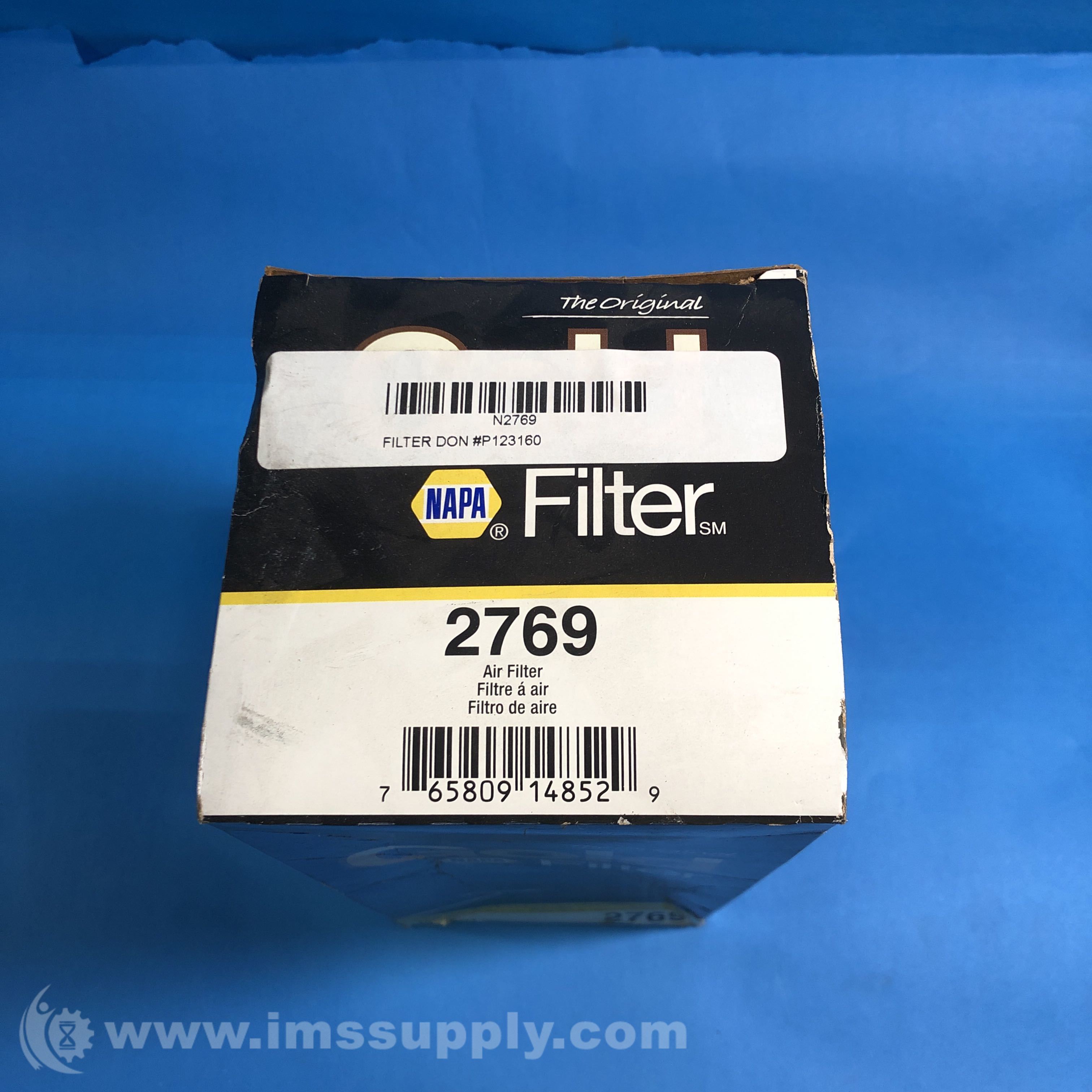 Napa 2769 Gold Air Filter, 3.1 In OD, Synthetic Filter Material - IMS ...