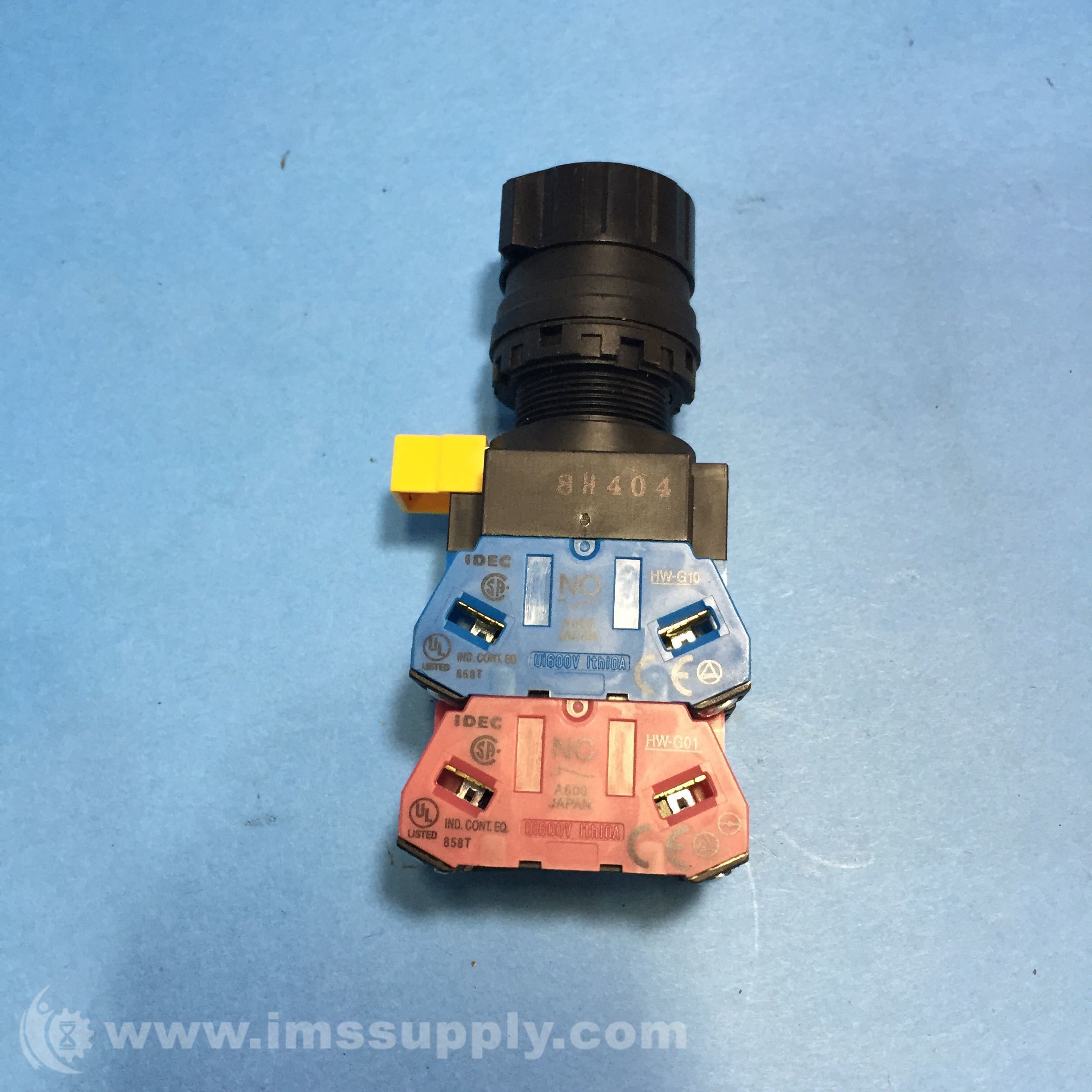 Idec HW-CB22 Contact Block Assembly, 2NO/2NC Spring-Up Terminal - IMS ...