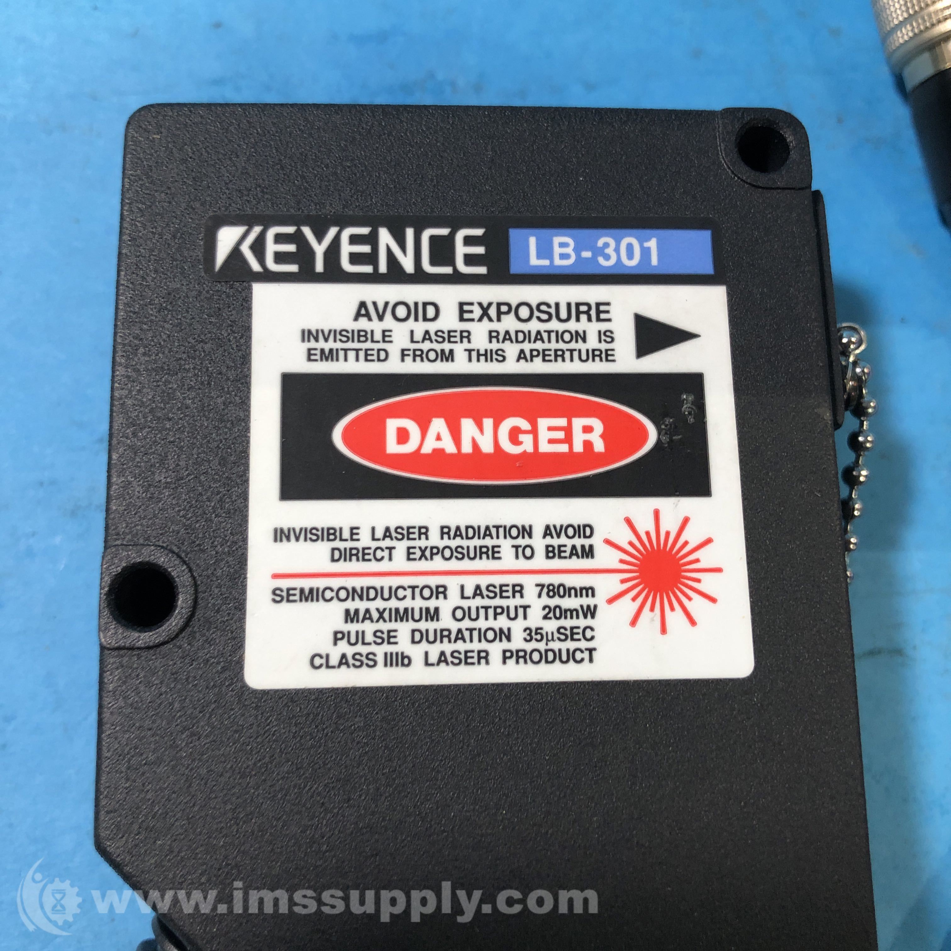 Keyence LB-301 Semiconductor Laser Sensor - IMS Supply
