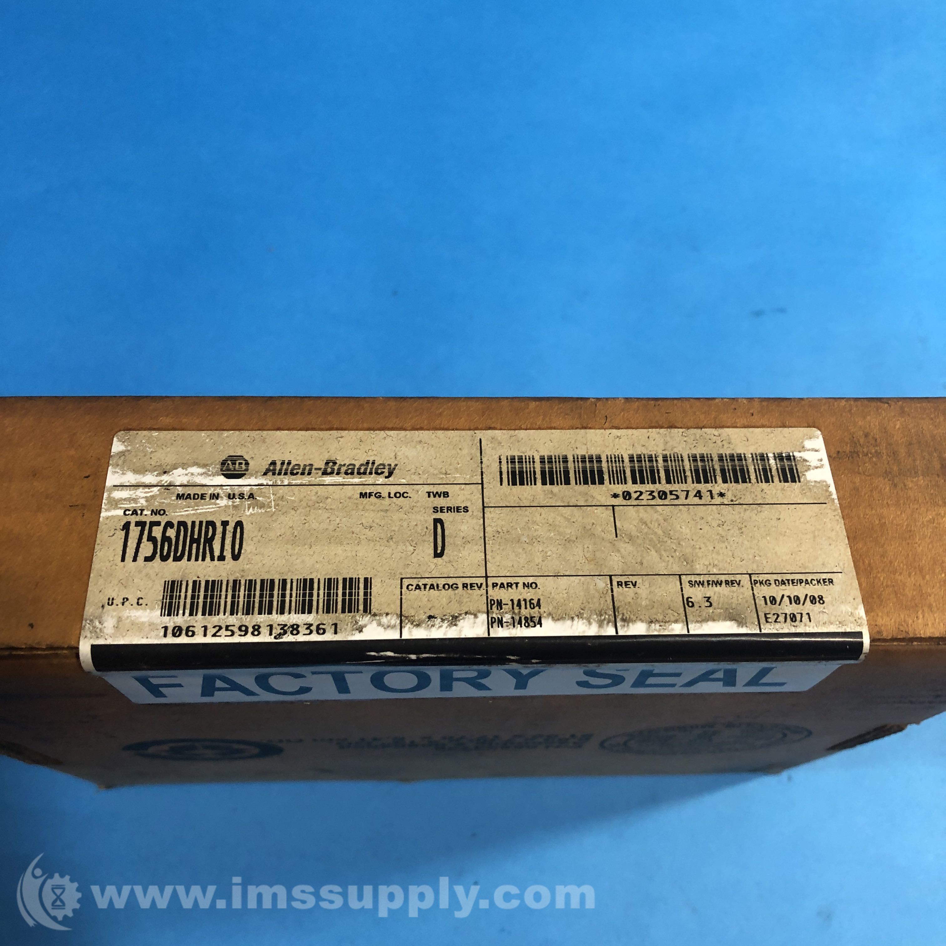 Allen Bradley 1756-DHRIO Series D Bridge Scanner Module - IMS Supply