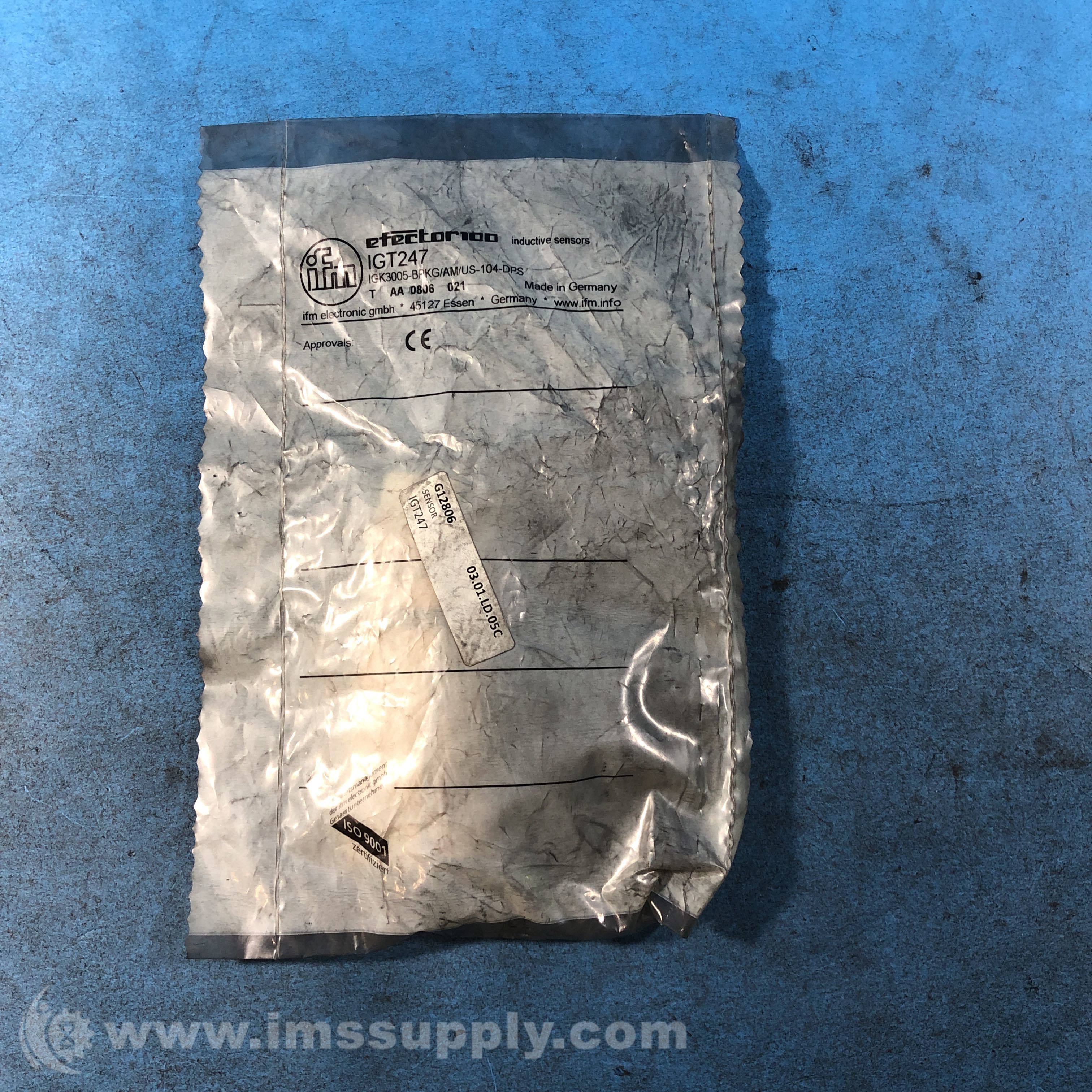 IFM Efector IGT247 Inductive Sensor - IMS Supply