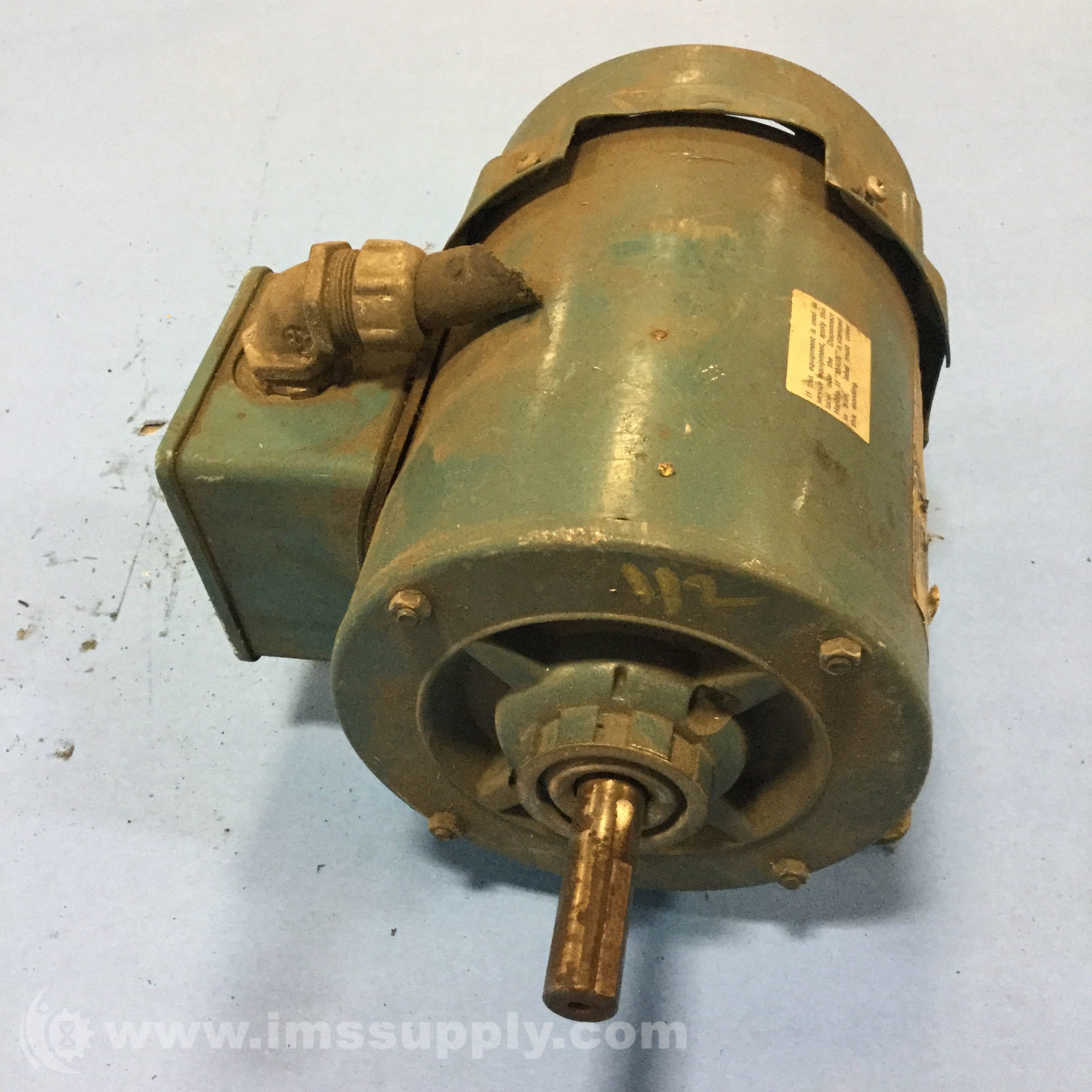 Gec BK 2206/08K-TE 3PH 1725RPM .7AMP 1/2HP Motor - IMS Supply