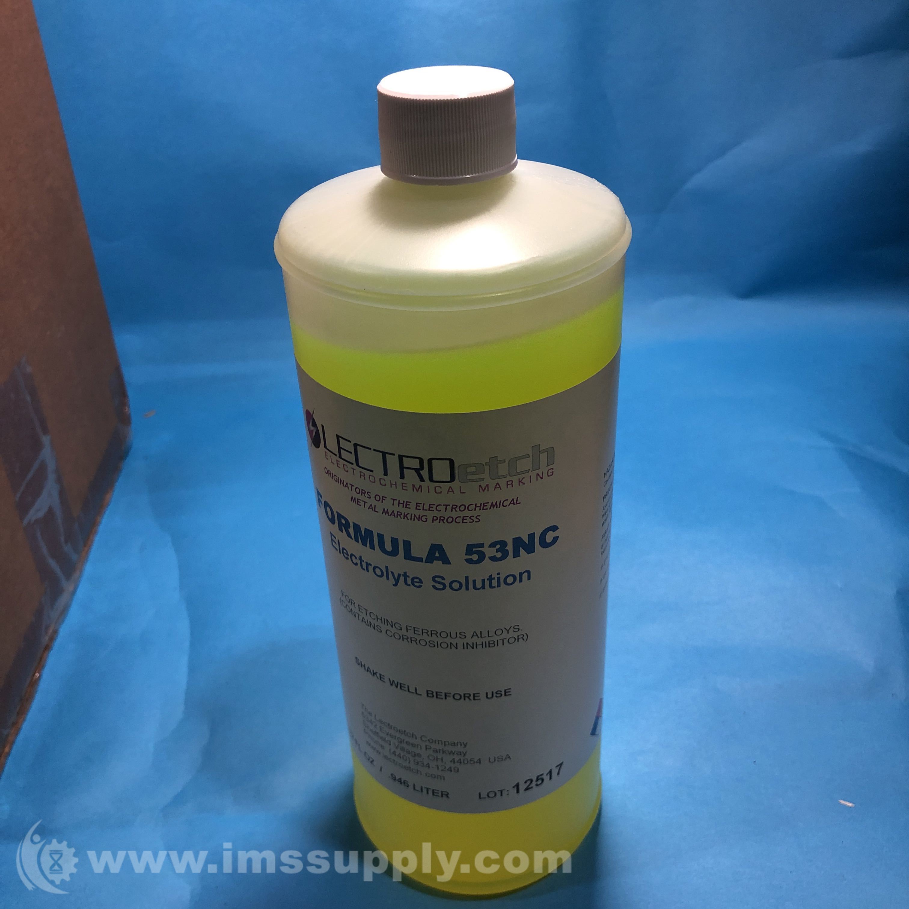 Lectroetch 53NC Box of 12 Electrolyte 53 NC - IMS Supply