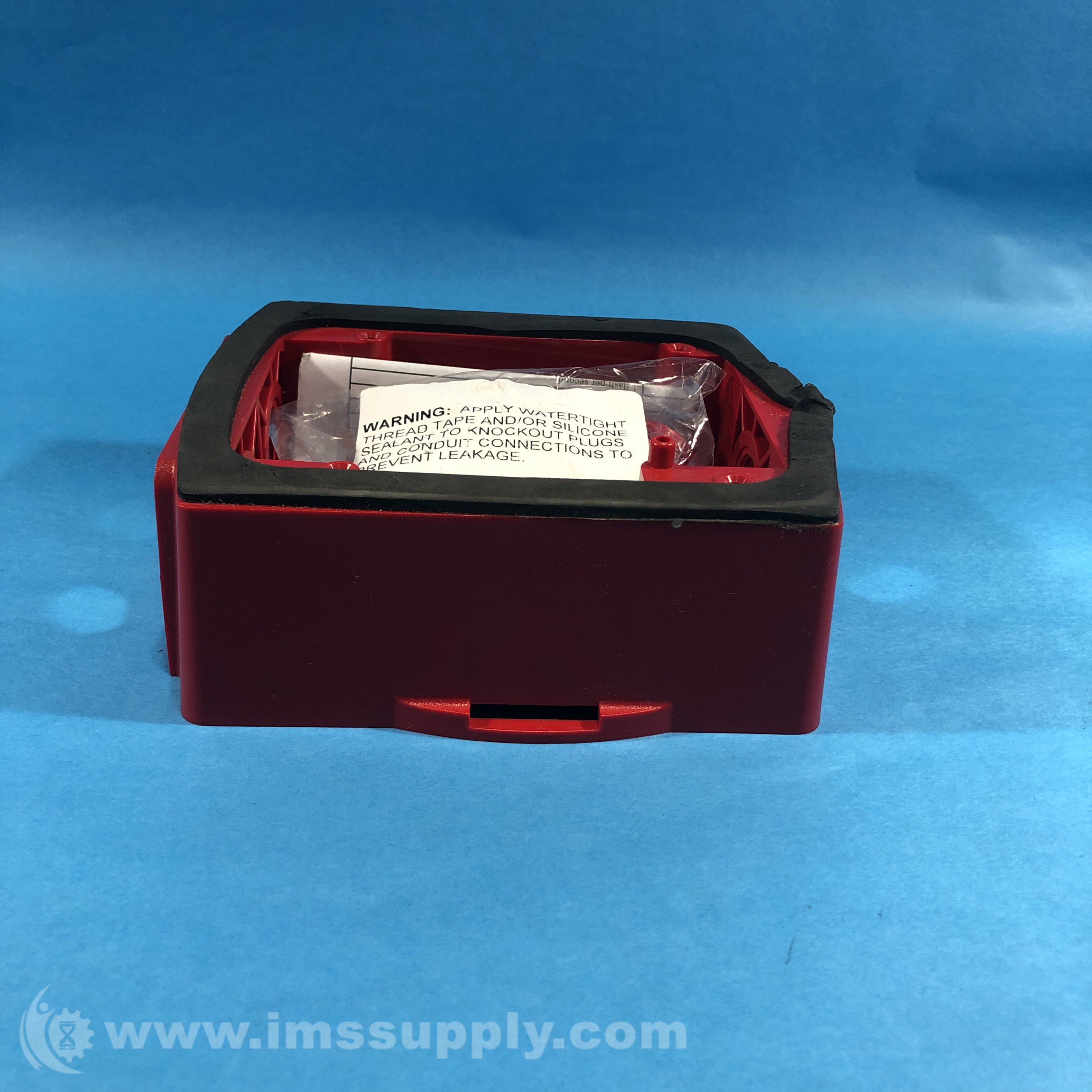 System Sensor B59-0006 Red Weatherproof Back Box - IMS Supply