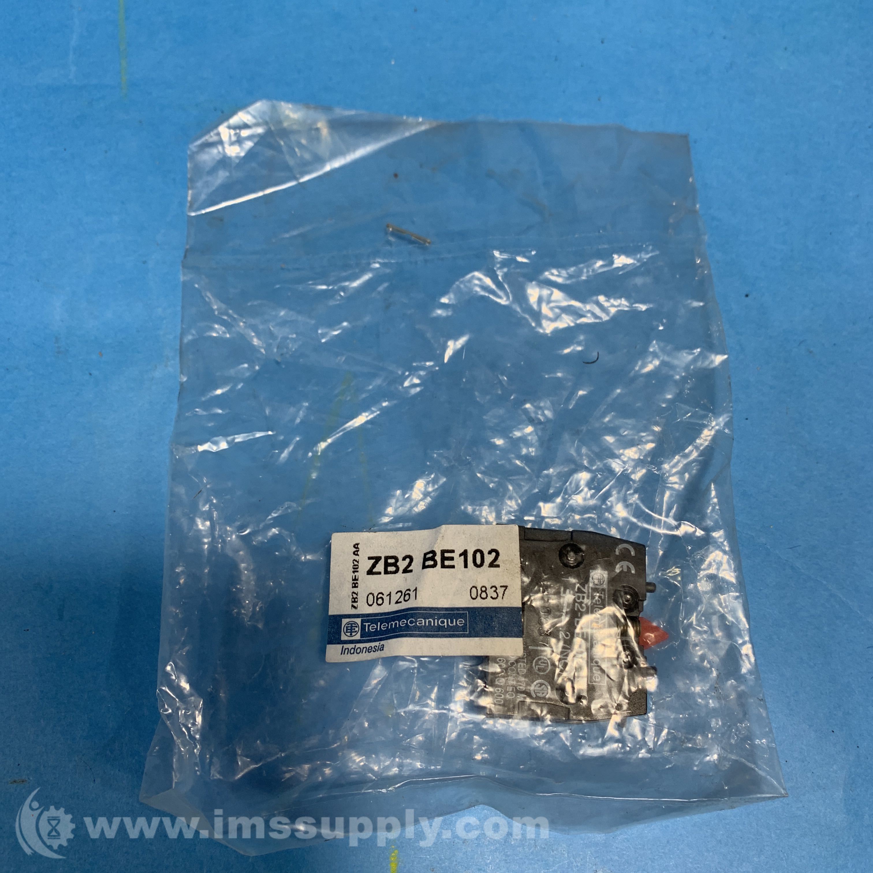 Telemecanique ZB2-BE102 Single Contact Block, for 22mm Pushbutton - IMS ...