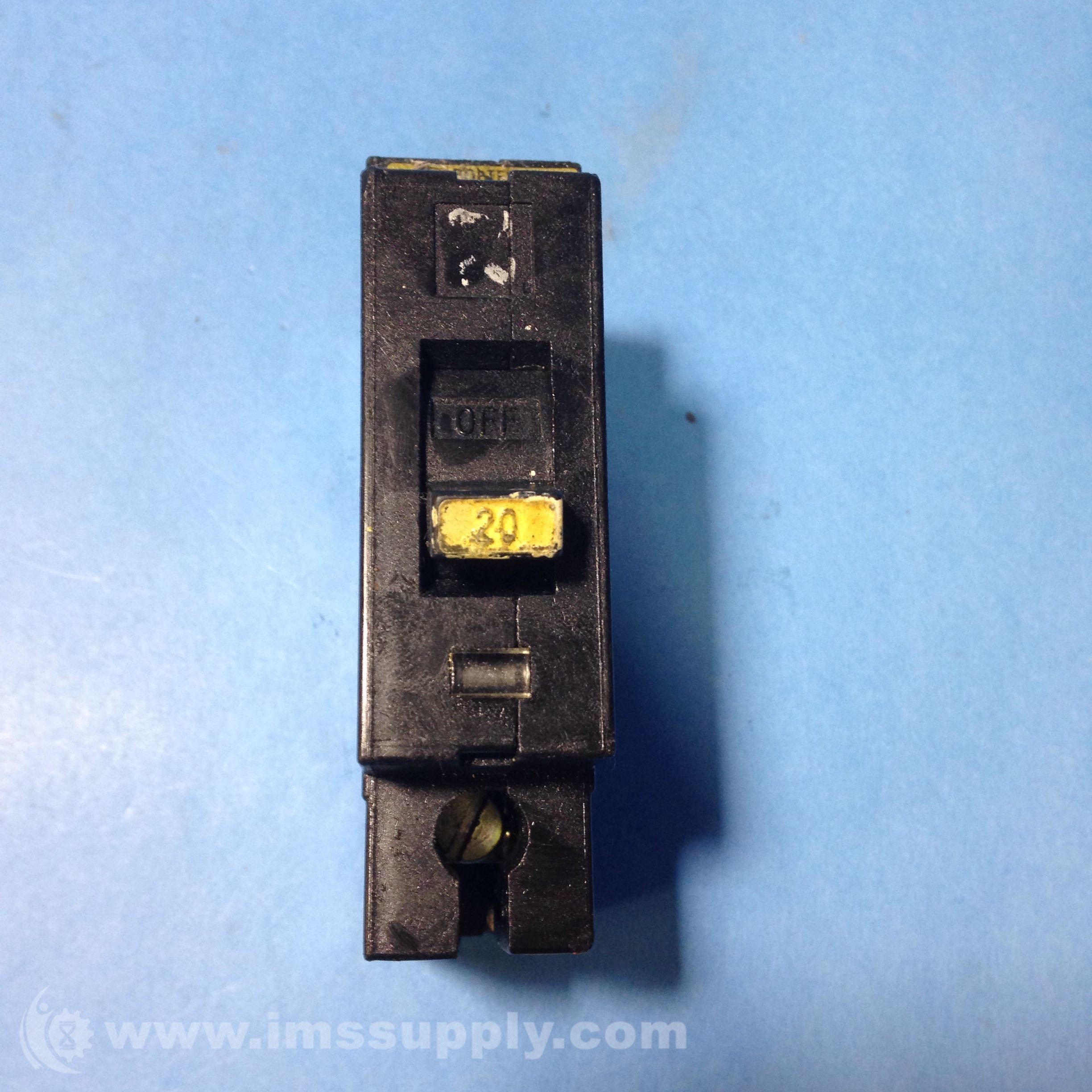 Square D EHB14020 Circuit Breaker, 1 Pole 20A 277V - IMS Supply