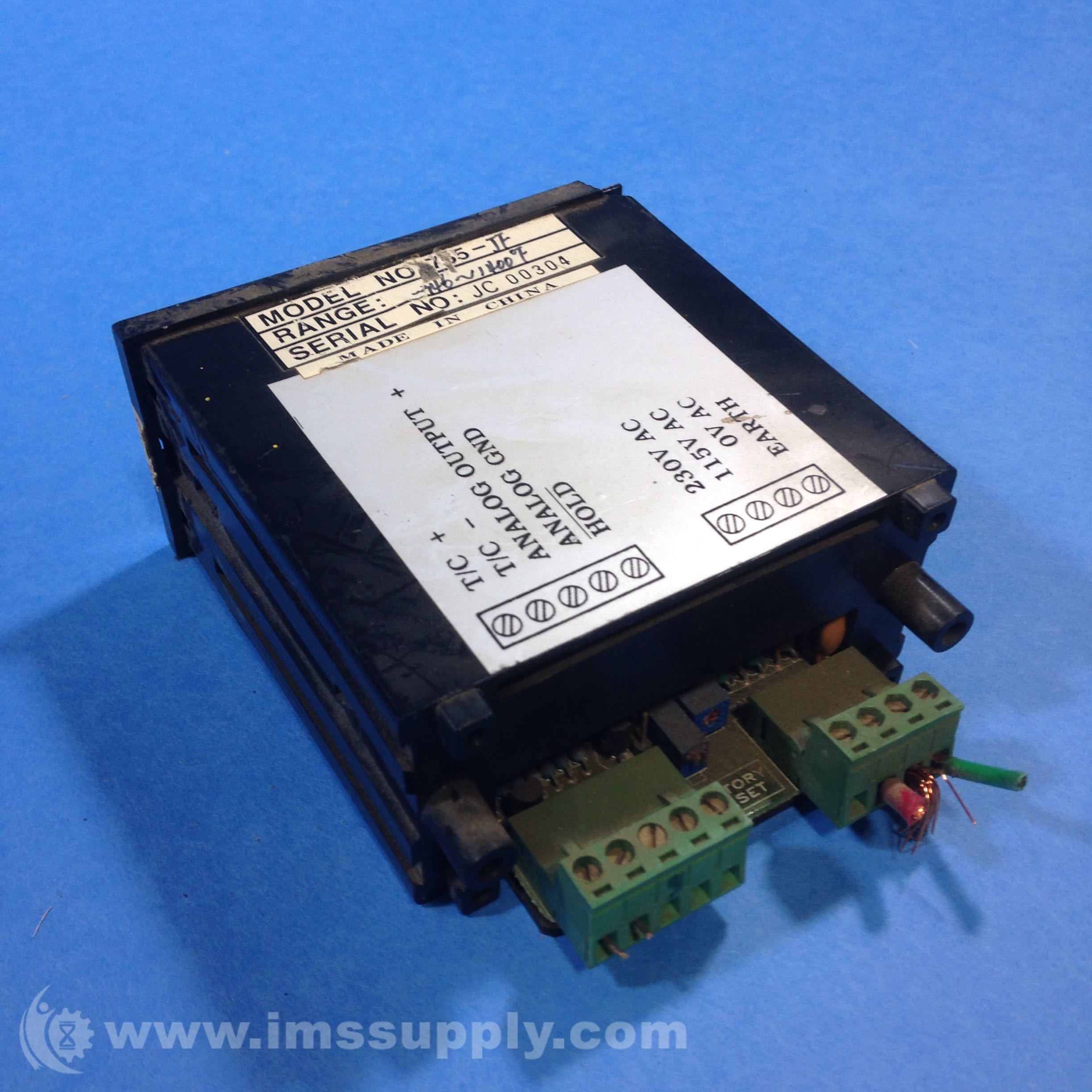 Jenco 765 Panel Thermometer 115V AC, 230V AC, - IMS Supply